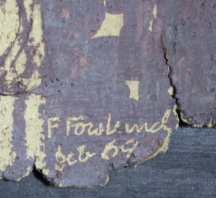 Images for 1044490. FRED FORSLUND. wall reliefs, ceramics, signed F ...