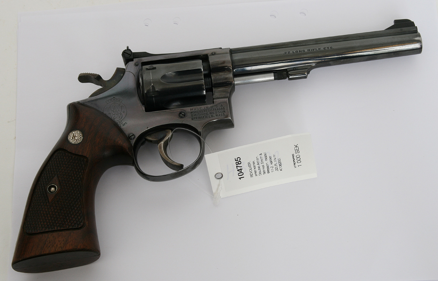 Images for 104785. REVOLVER, American, Double Action, made by Smith ...