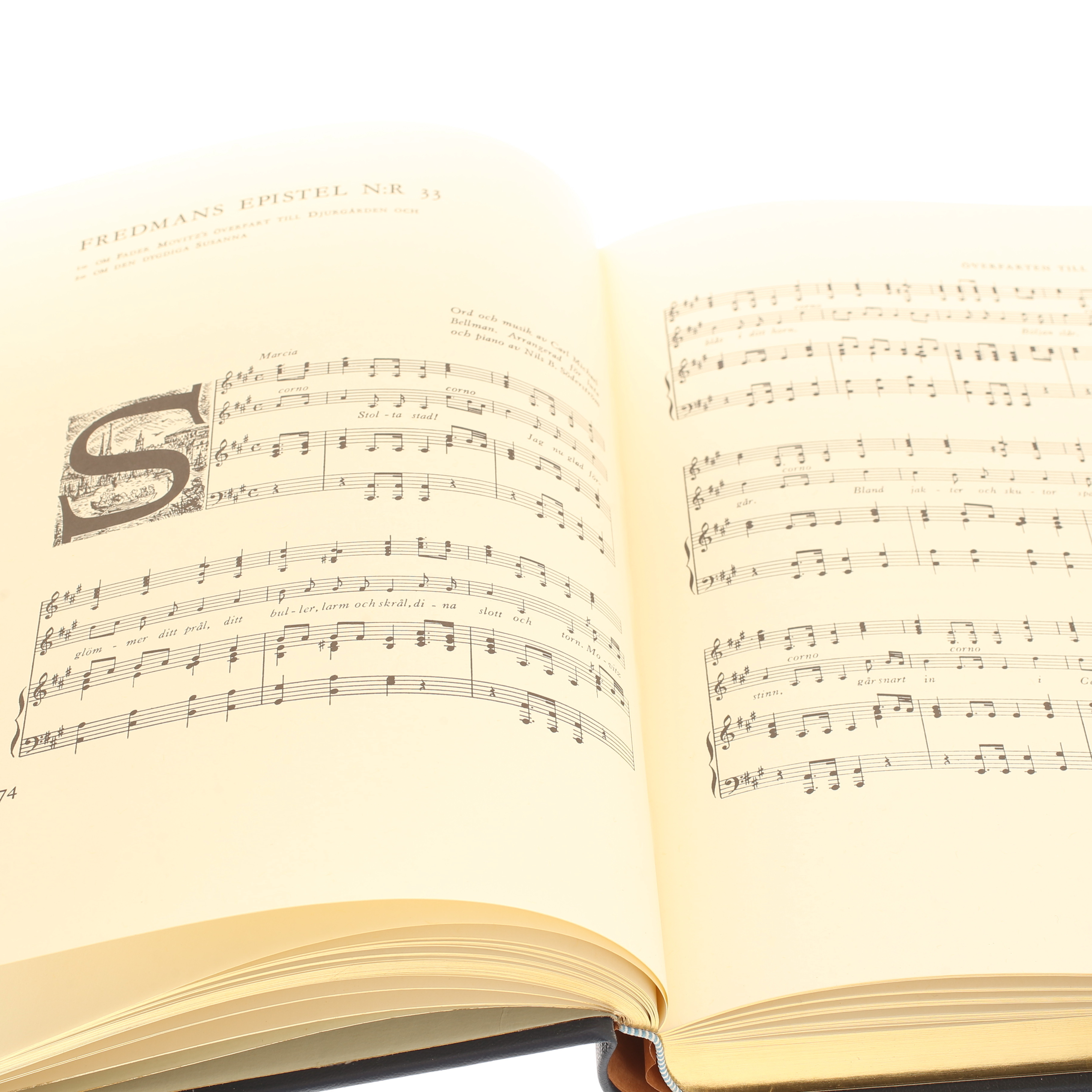 BOK, "Svenska ballader och visor" samlade av Evert Taube, Lindfors ...