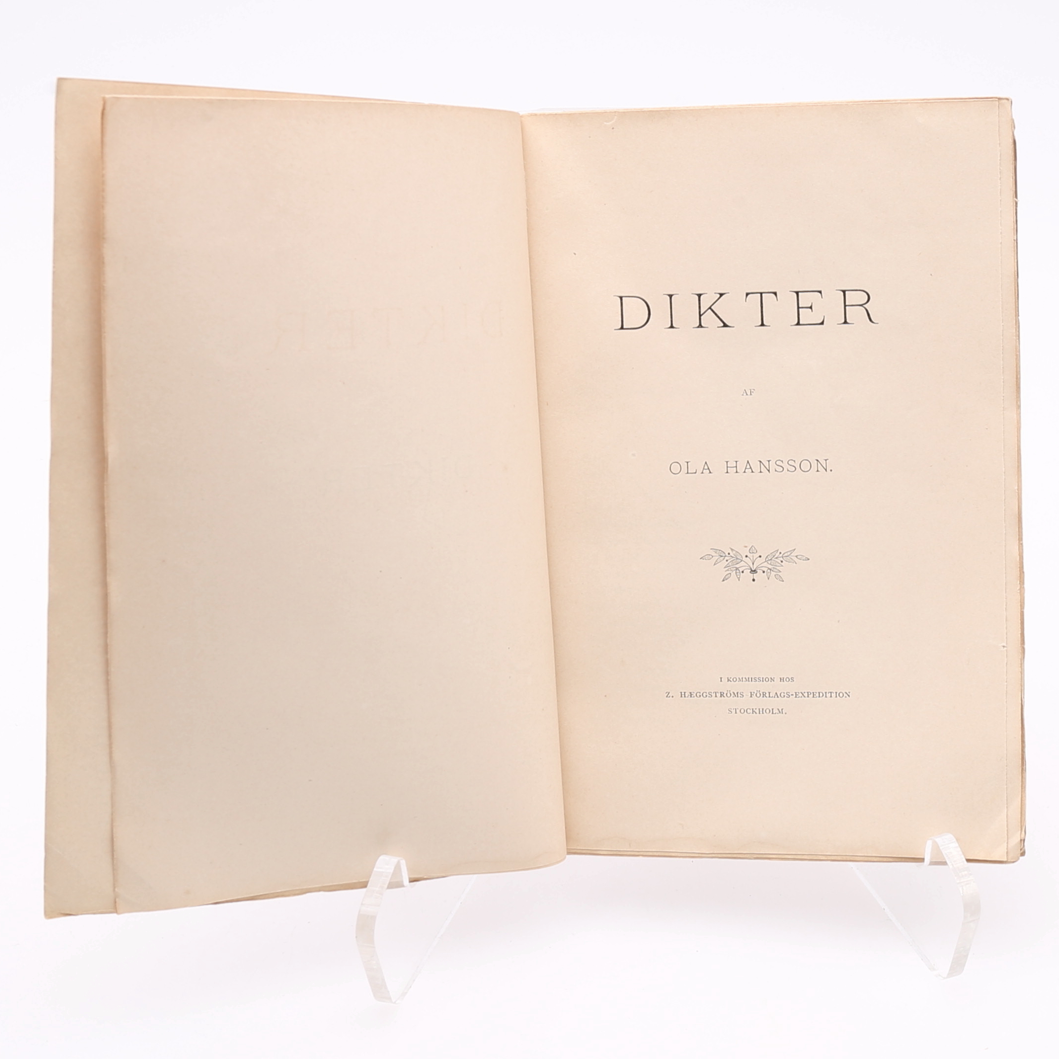 Images for 1061490. OLA HANSON'S DEBUT IN LYRICS AND PROSE IN ELEGANT ...