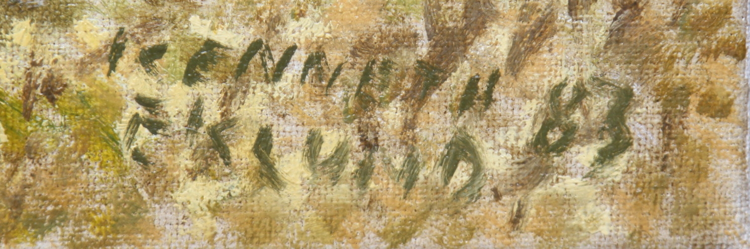 Images for 106228. KENNETH EKLUND. "Late summer", Oil on canvas. Signed ...