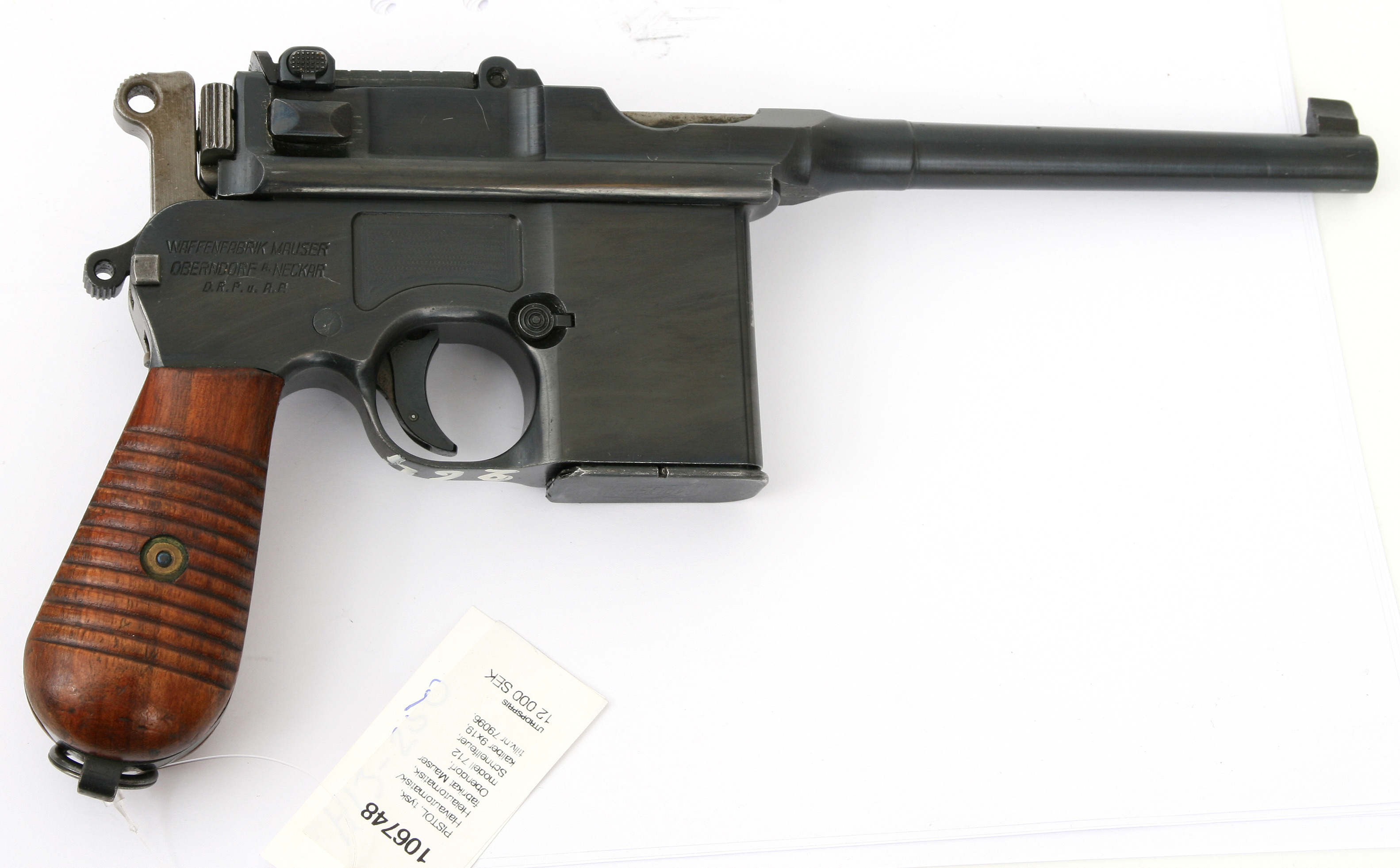 Images for 106748. PISTOL, German, Semi-automatic / Fully automatic ...