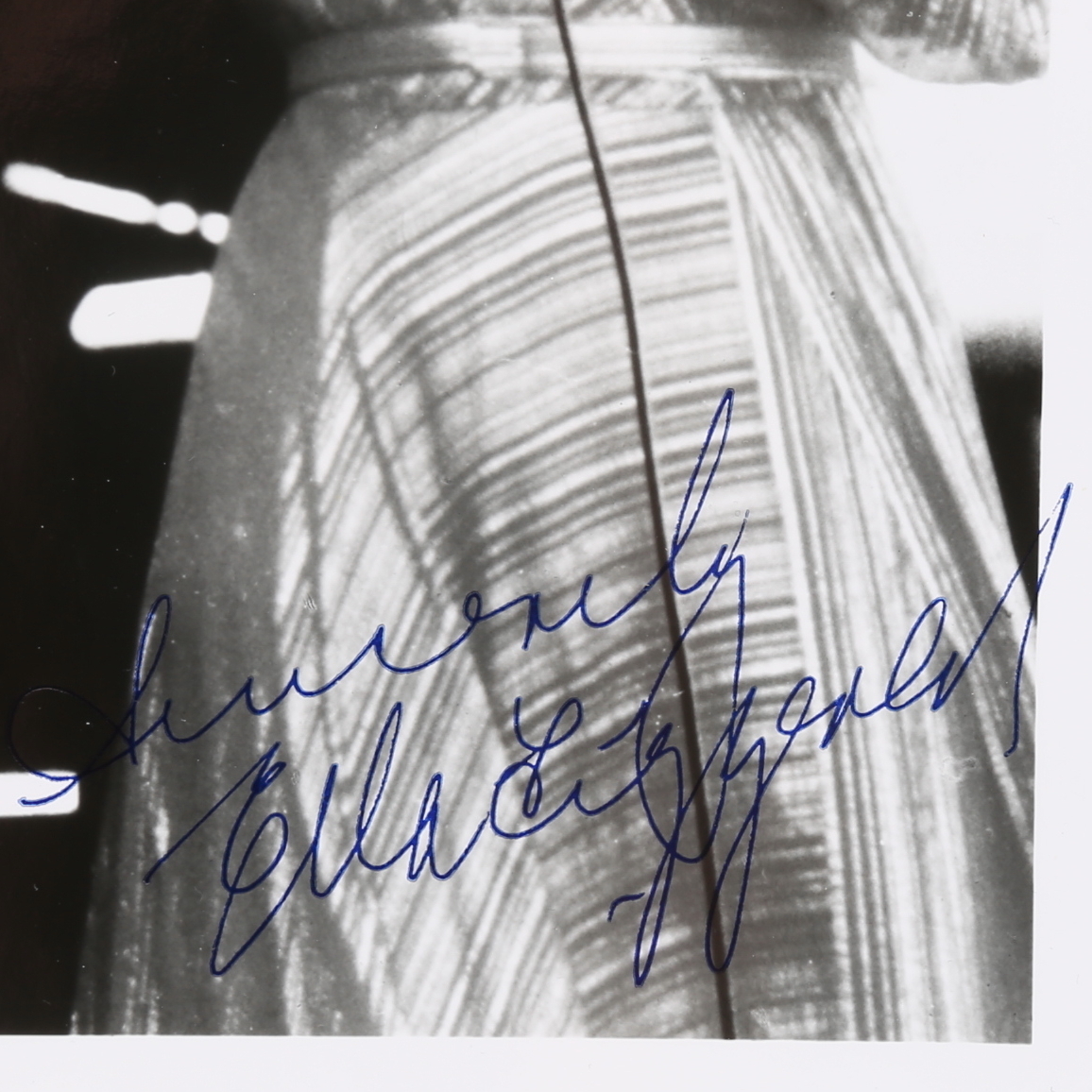 Images for 1070821. AUTOGRAPH. ELLA FITZGERALD, (1917-1996) - SIGNED ...