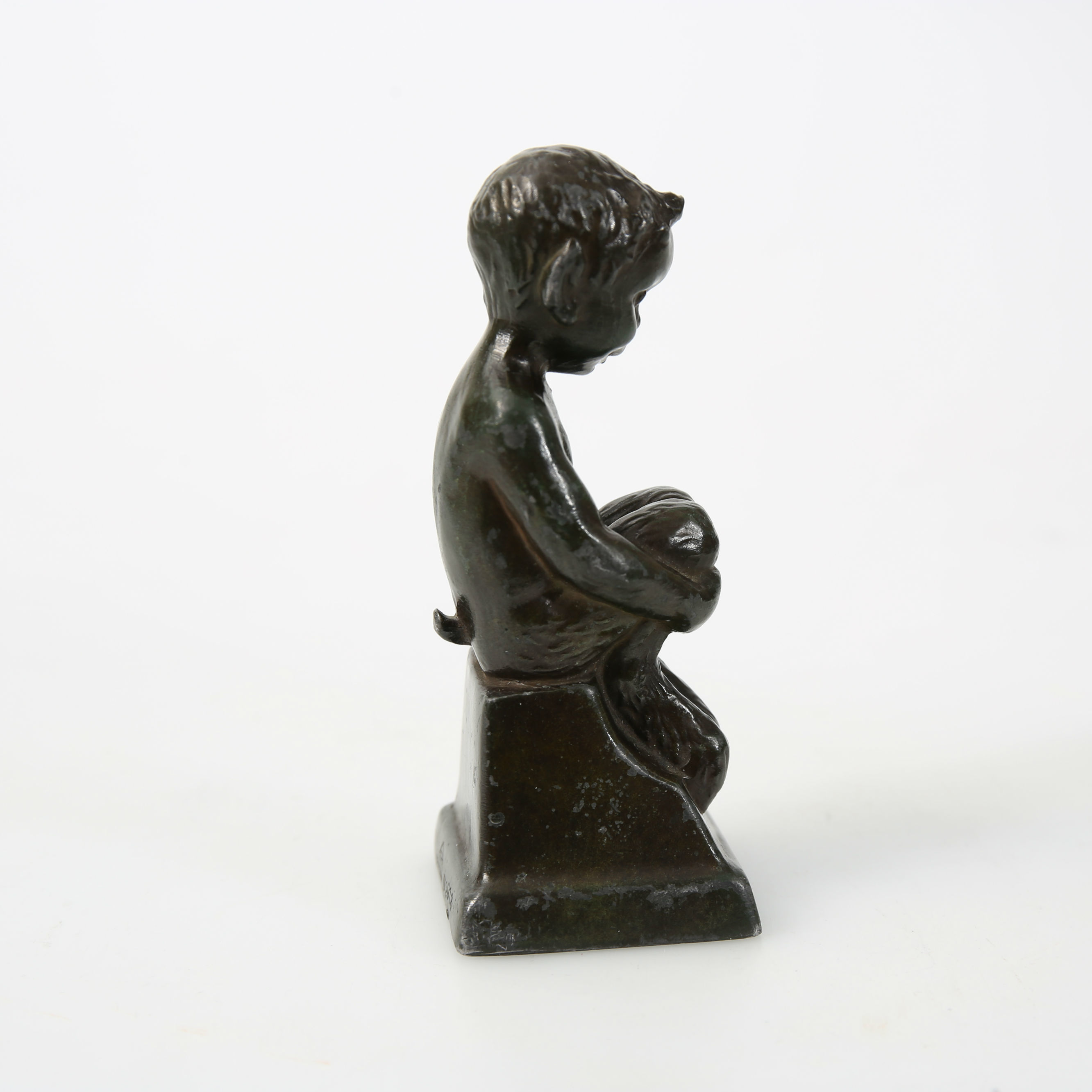 Images for 1074942. ELNA BORCH. Sculpture, green patinated bronze, D ...
