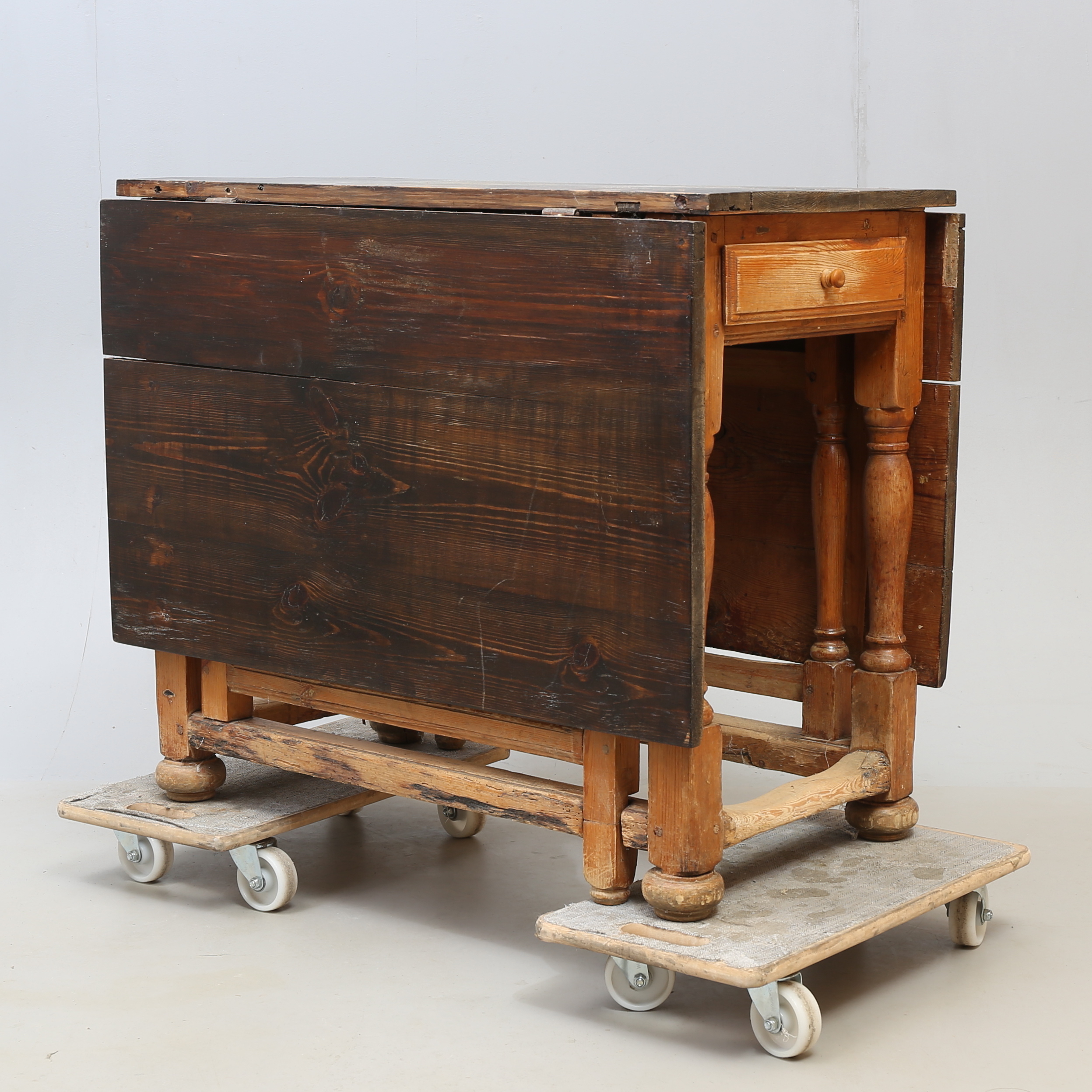 Images for 1075185. BOARDING TABLE, pine, 2 drawers, from Löfhamra ...
