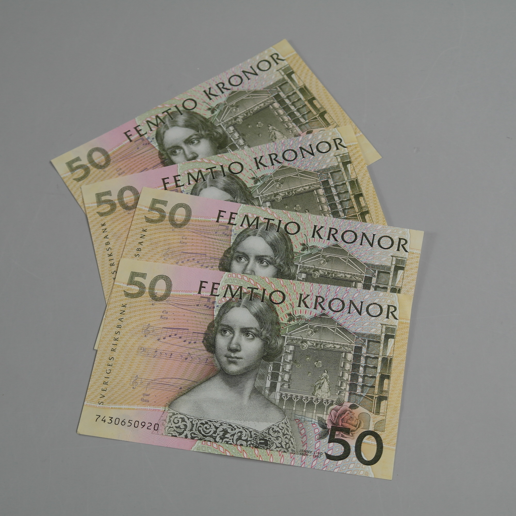 GAMLA SVENSKA SEDLAR; Ovikta, 5-100 kronors valörer. Mynt, Medaljer ...