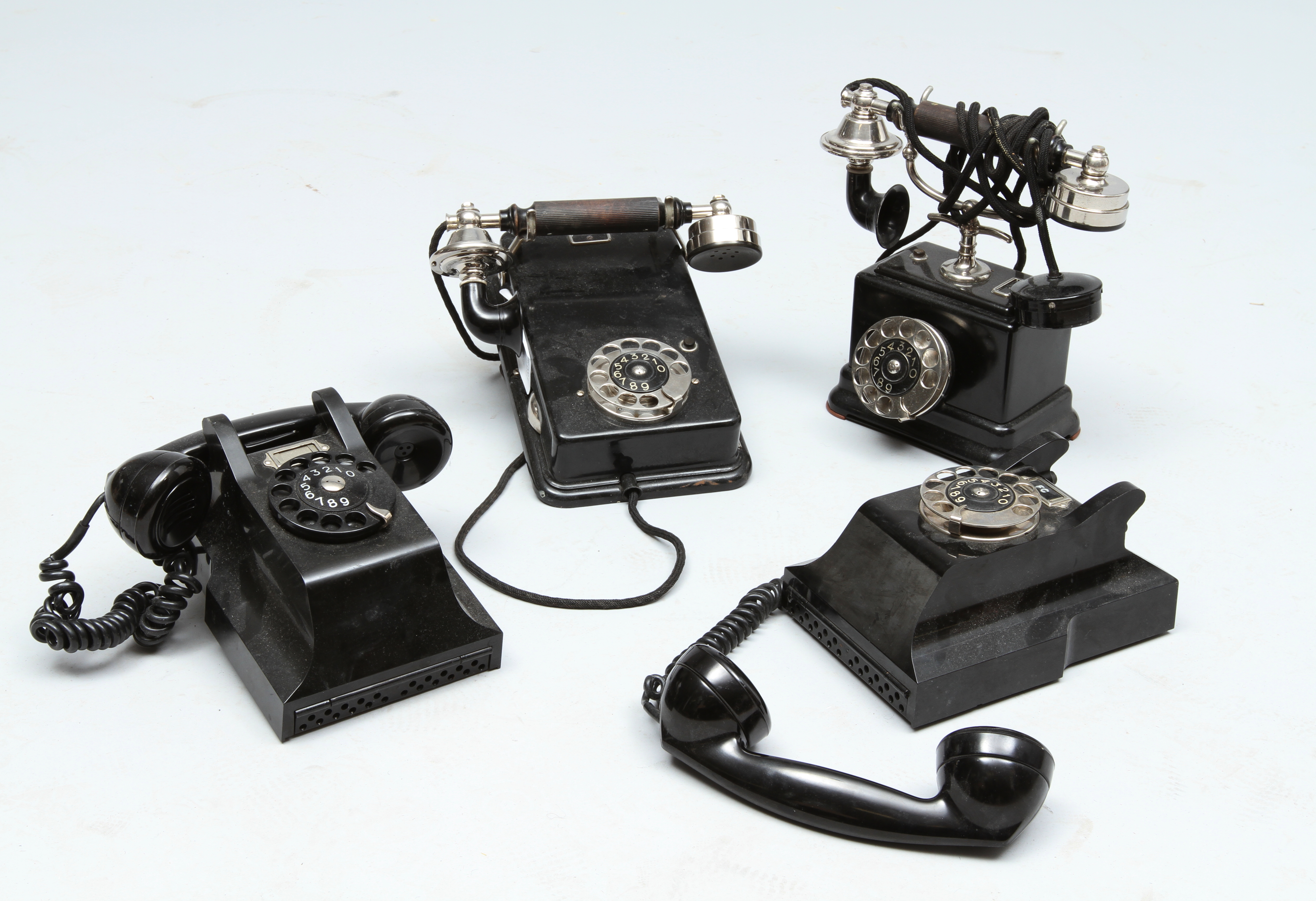 Images for 10799. TABLE AND WALL PHONES, 4 pieces. The Swedish ...