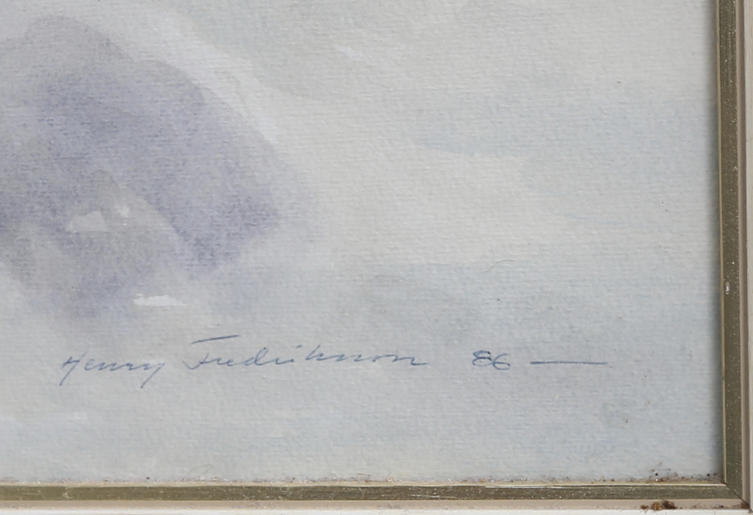 Images for 1086274. HENRY FREDRIKSSON. Resting seagulls. Watercolor ...