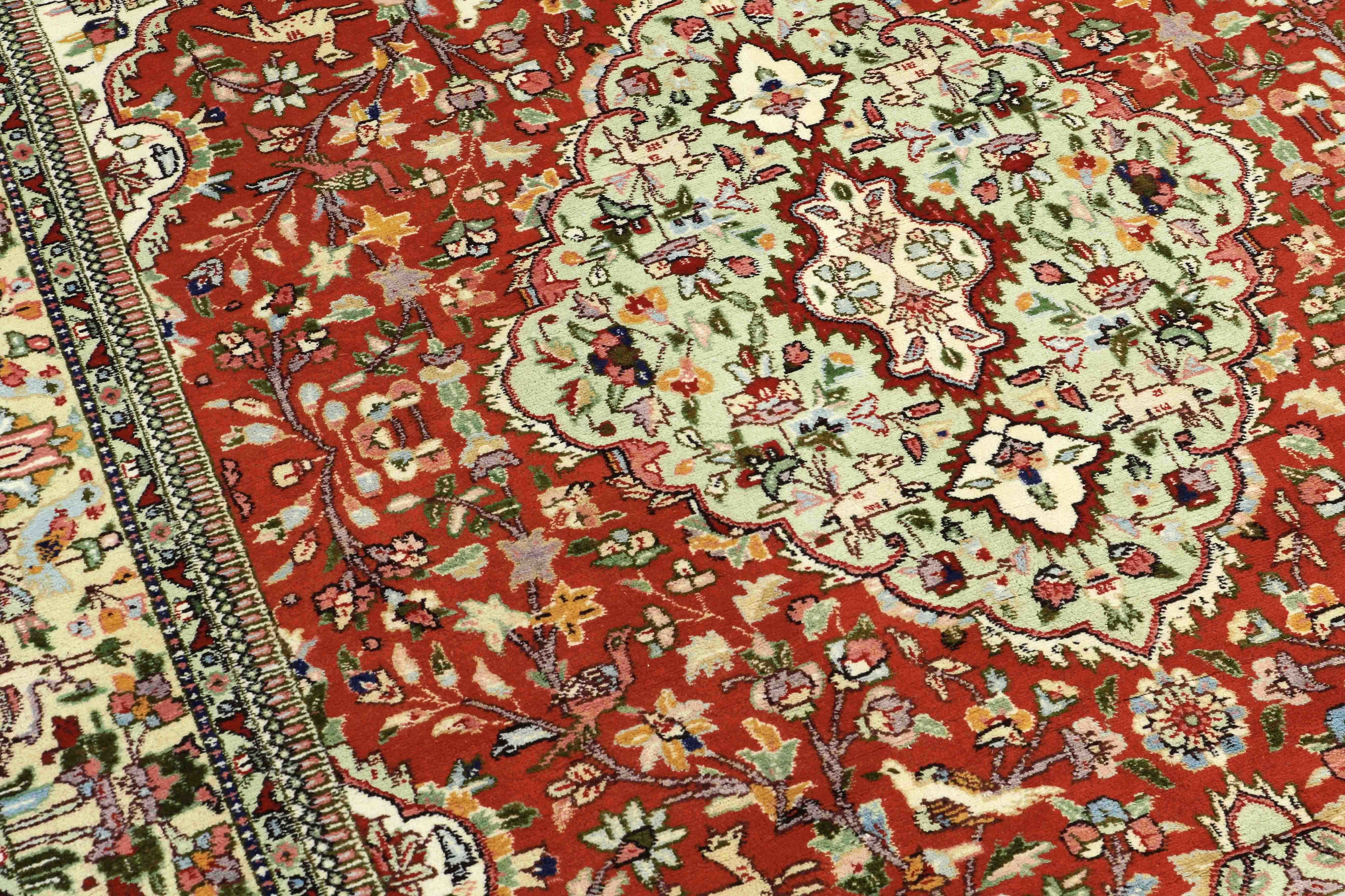 Images for 1087134. CARPET, Figural Täbriz, so-called "Tabatabai", 268 ...