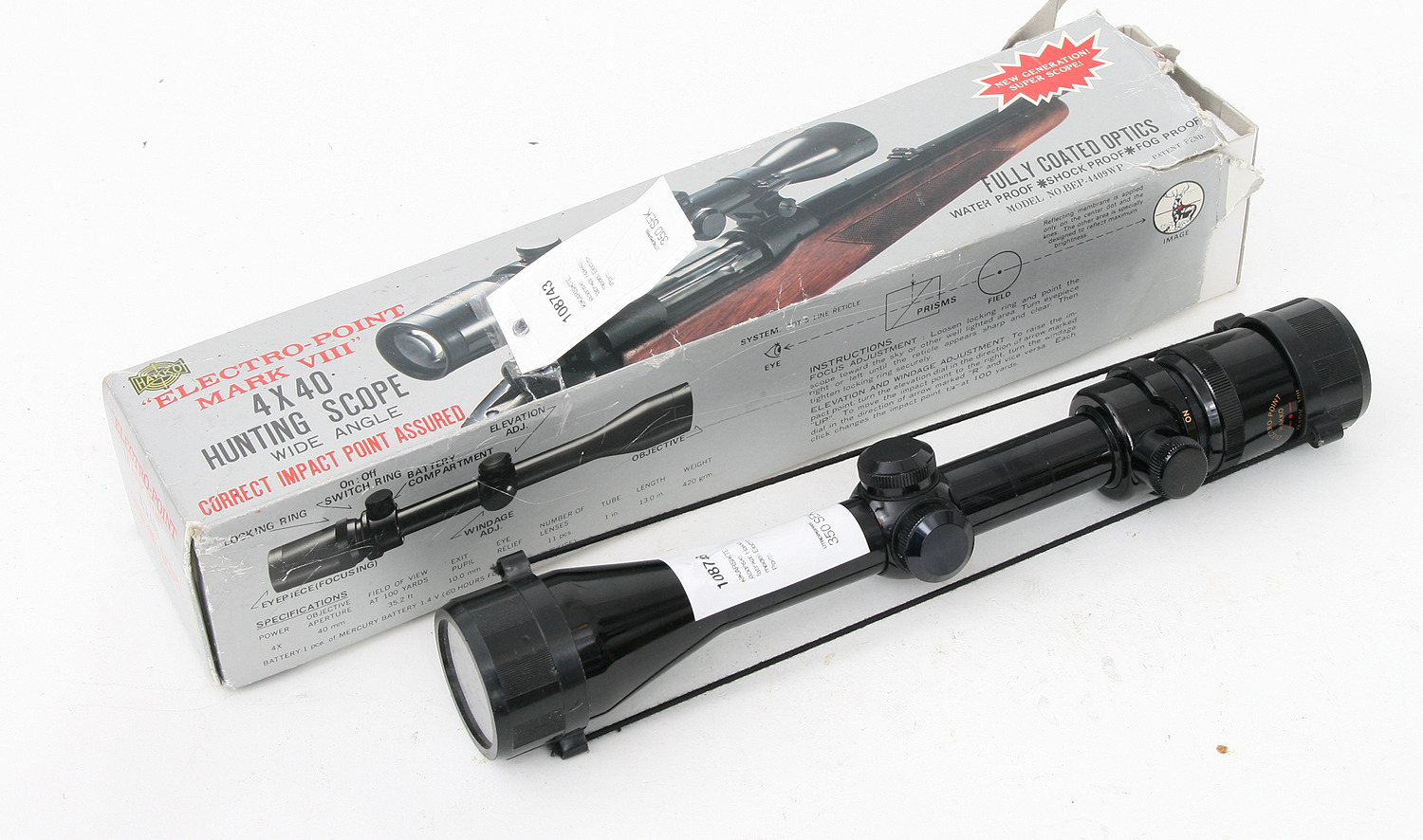 Images for 108743. (28) BINOCULAR SIGHT, Japanese, made Hakko, model ...