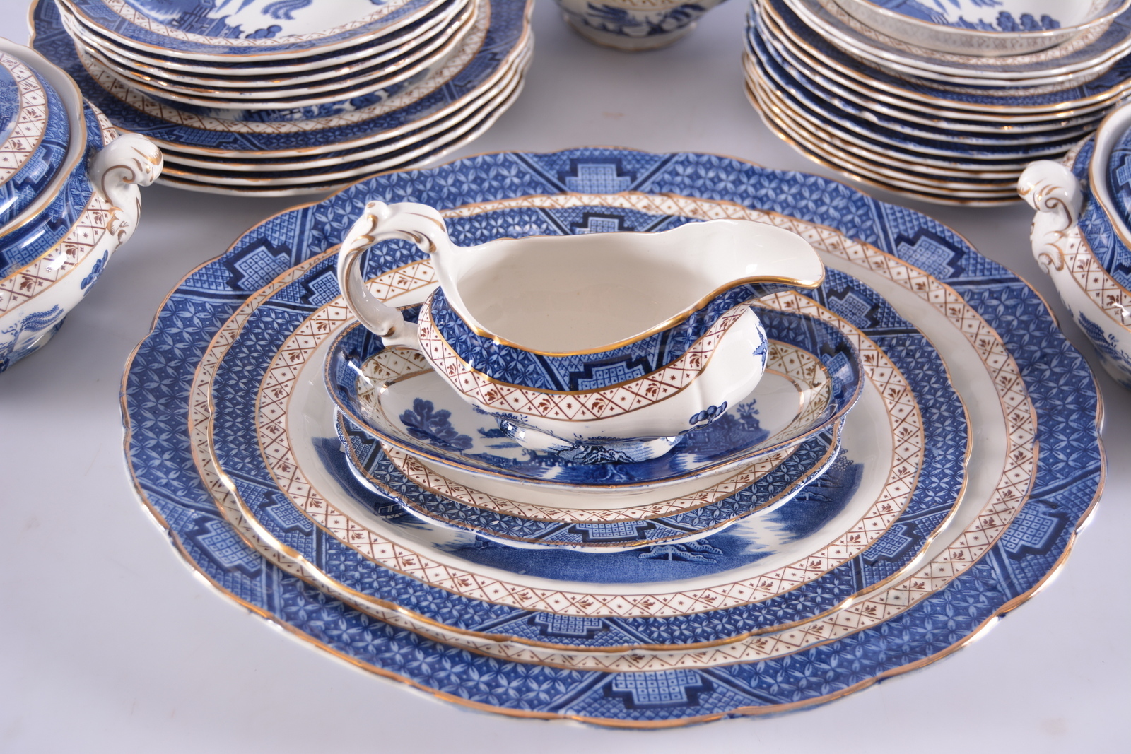 1104330. ITALLISETTI, 30 kpl, piikivi, "Real Old Willow", kopit. kuvat ...