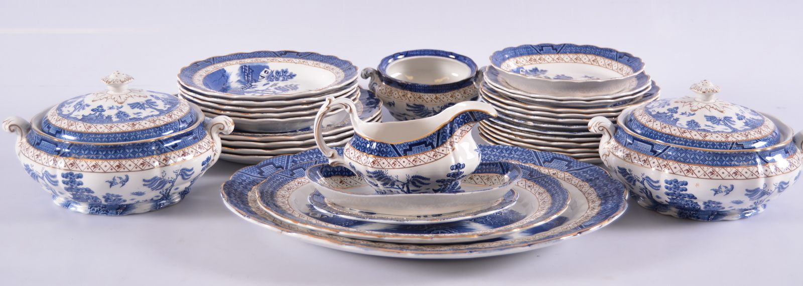 1104330. ITALLISETTI, 30 kpl, piikivi, "Real Old Willow", kopit. kuvat ...