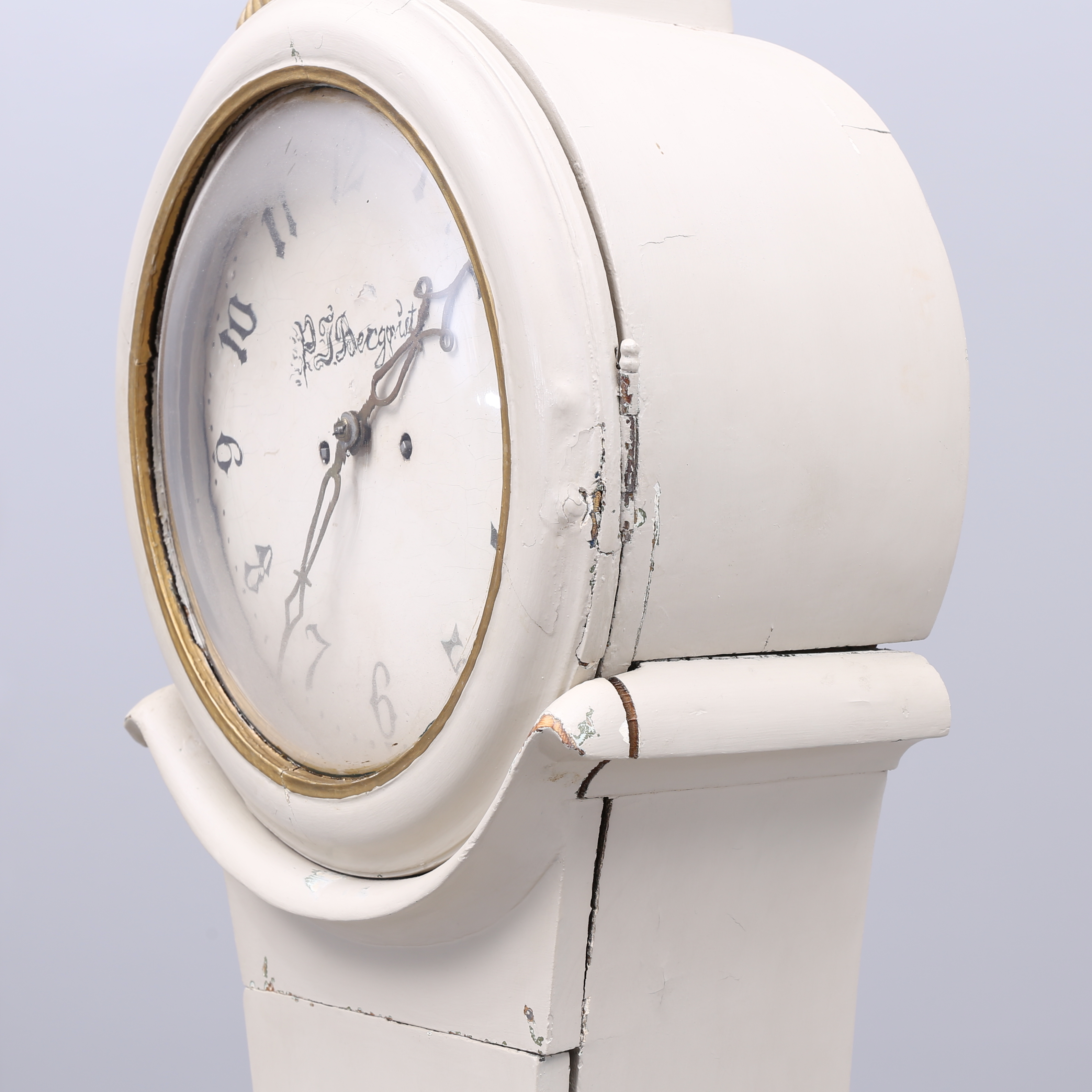 Images for 1122233. FLOOR CLOCK, curved model, marked 1864, movement PJ ...