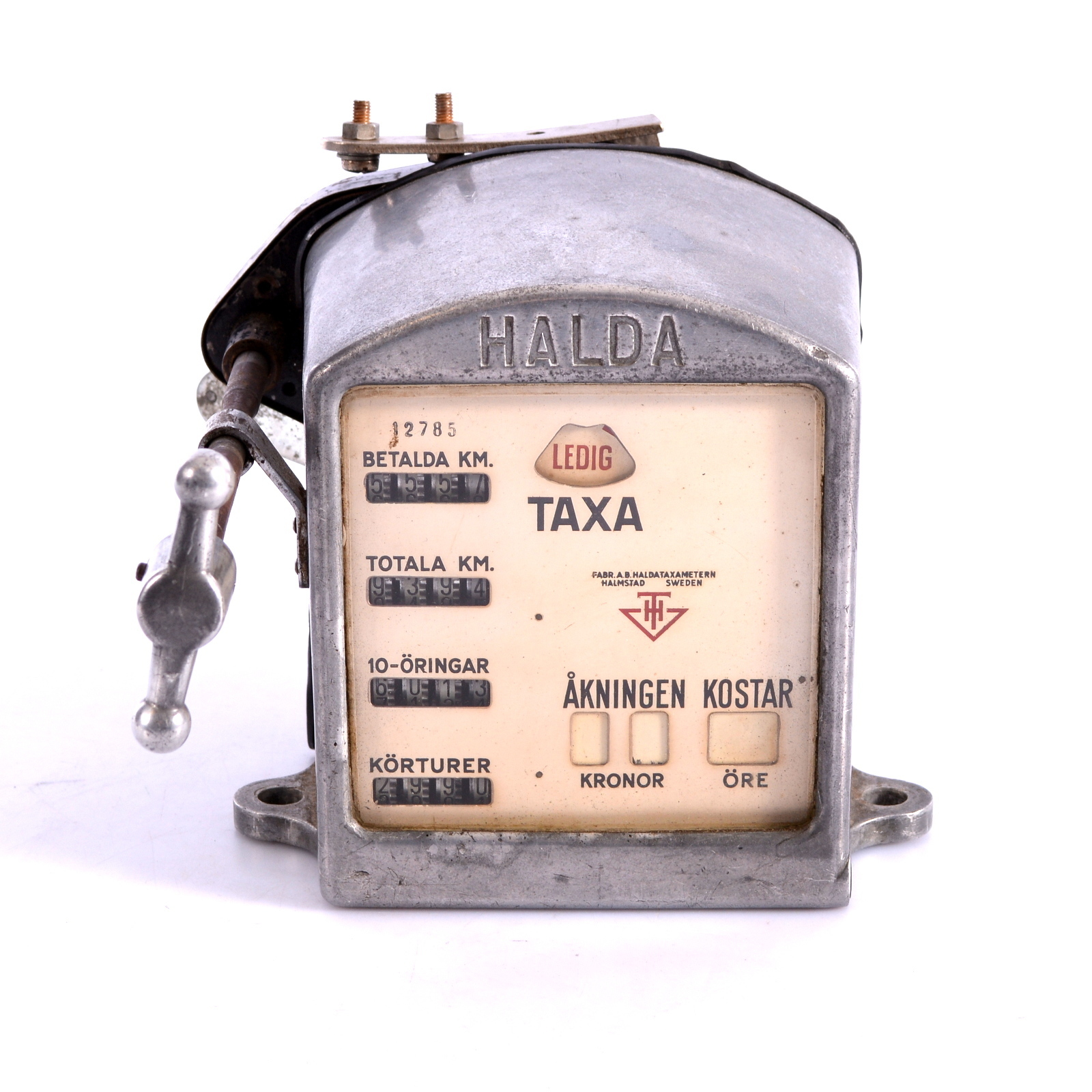 TAXAMETER "Halda" 1900-tal. Vintagekläder & Accessoarer - Auctionet