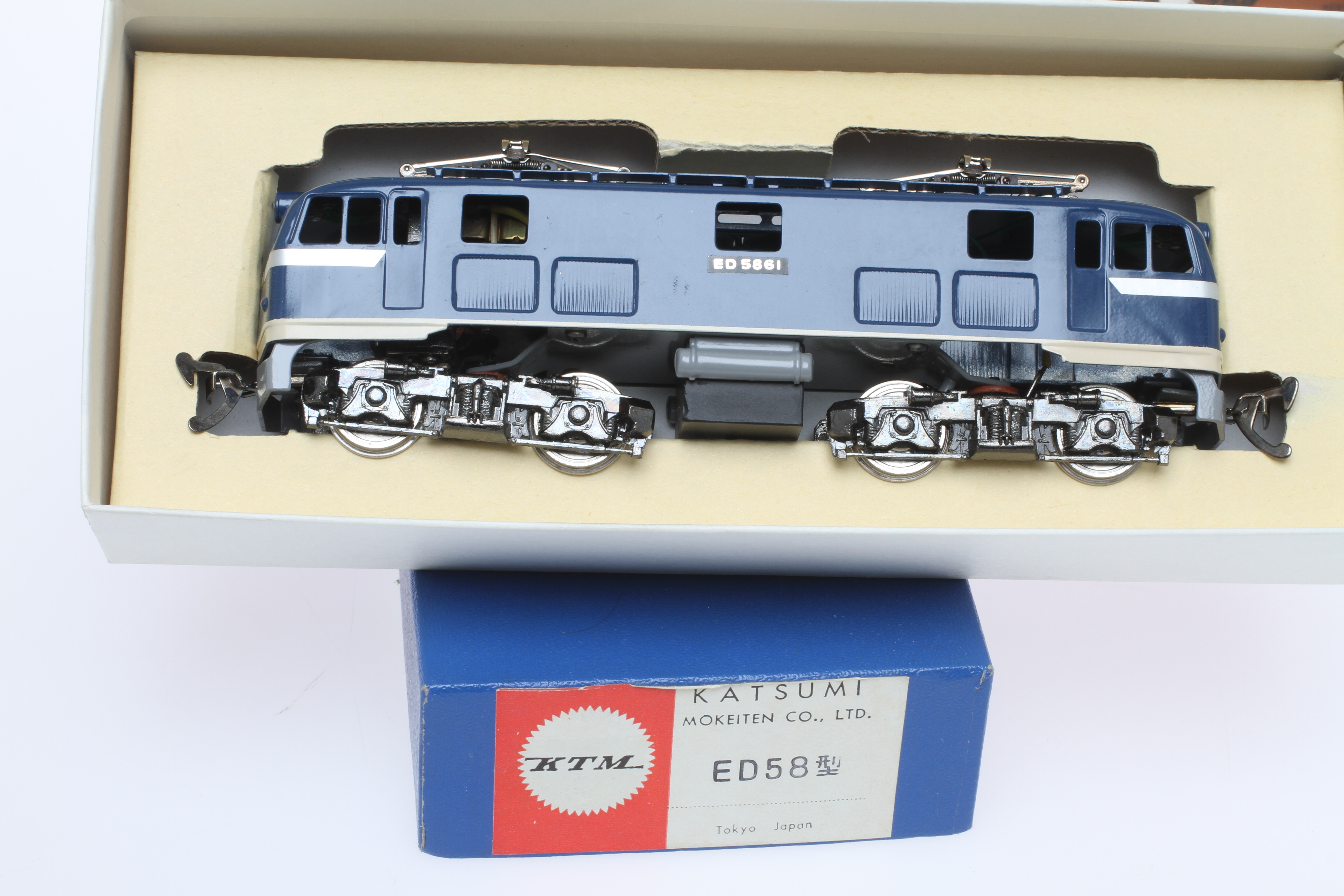 Images for 119621. MODEL TRAIN KTM Japan, an electric locomotive and 3 ...