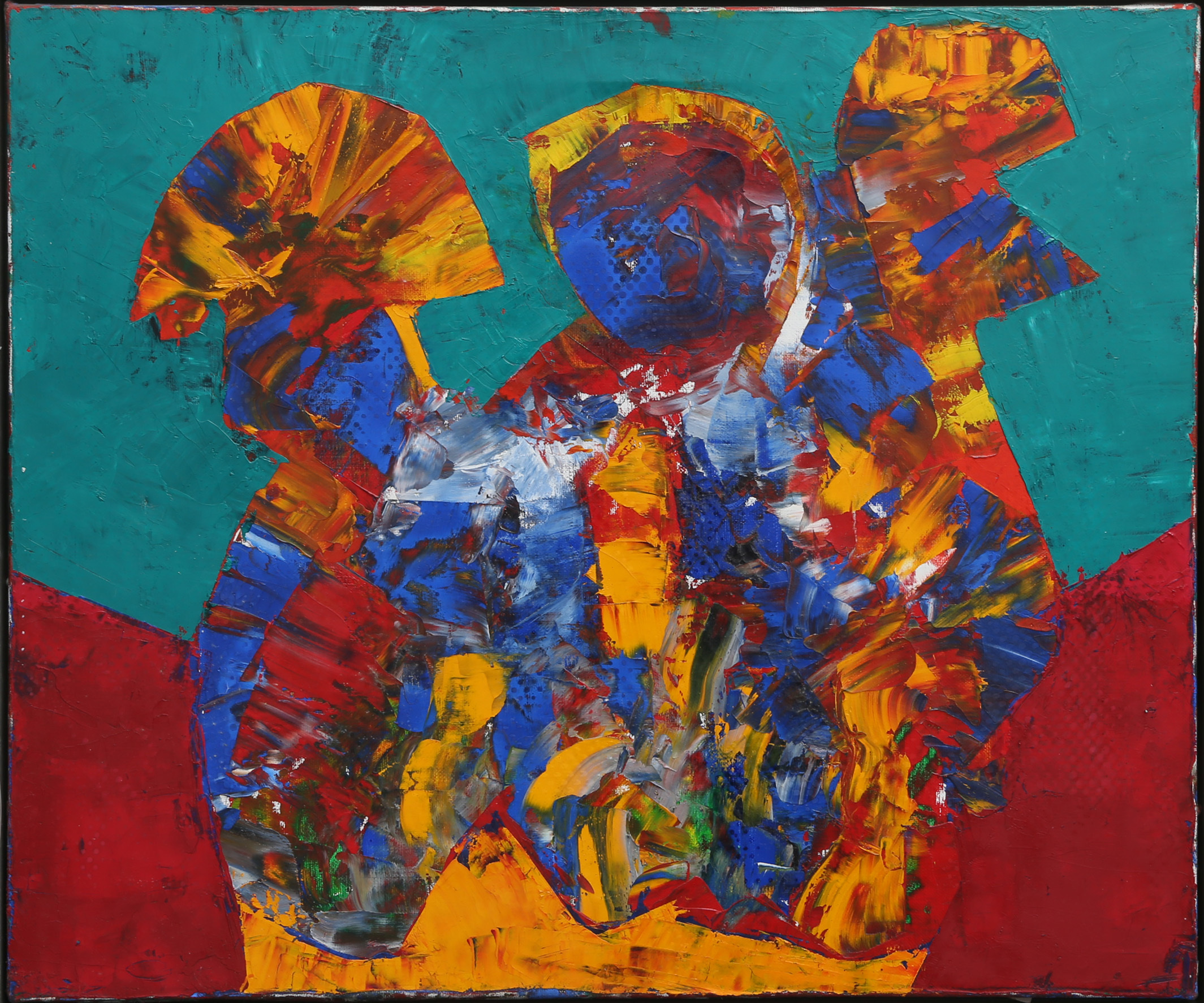 Images for 1197557. LAJOS FLESSER. ABSTRACT FIGURES. - Auctionet