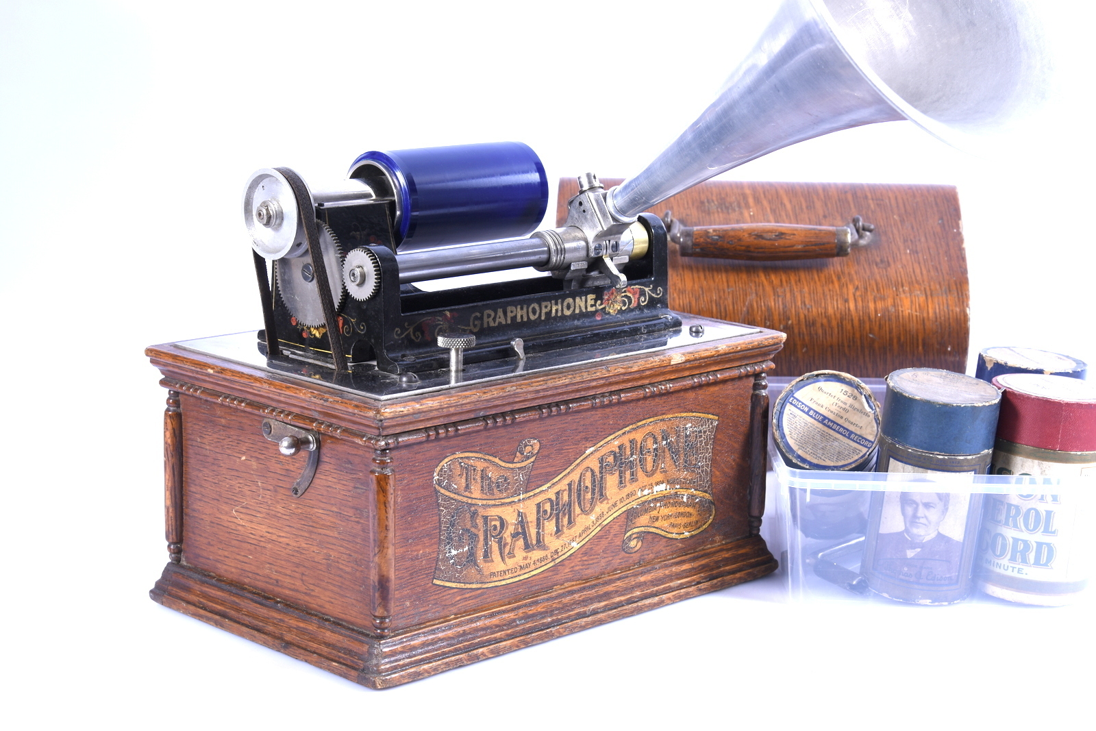 Bilder för 1200918. PHONOGRAPH, American graphophone company, patent ...
