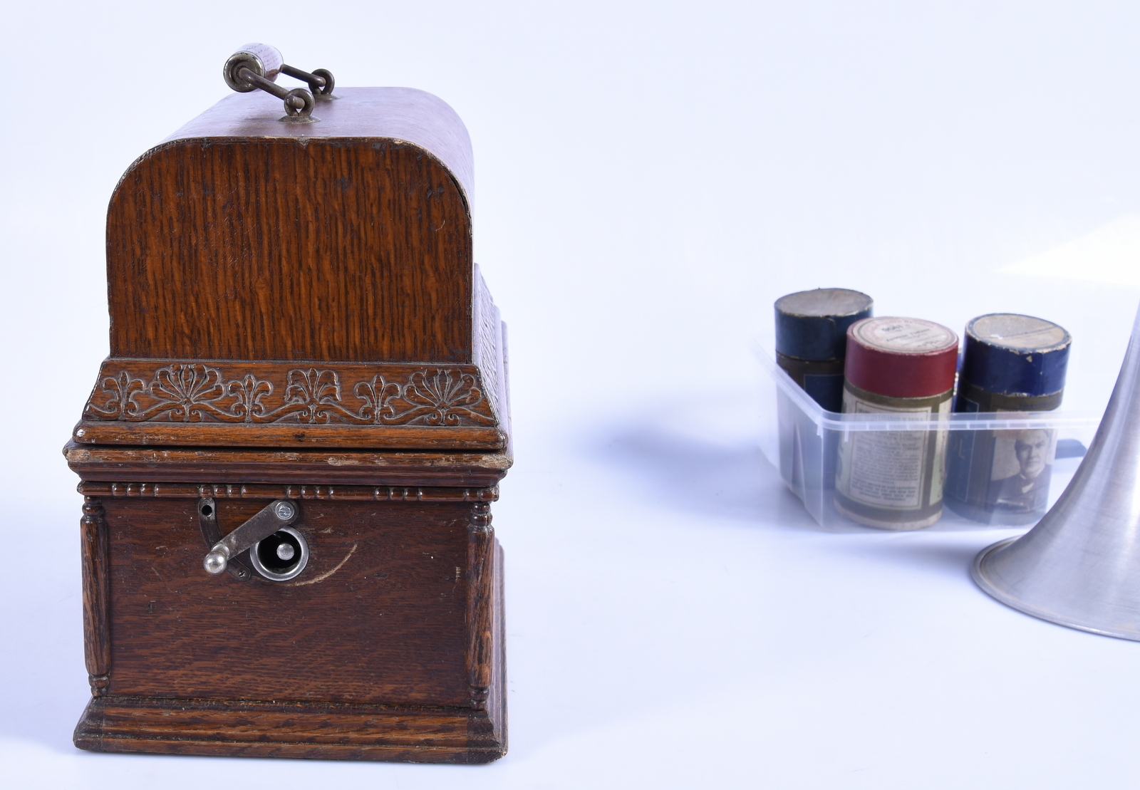 Bilder för 1200918. PHONOGRAPH, American graphophone company, patent ...