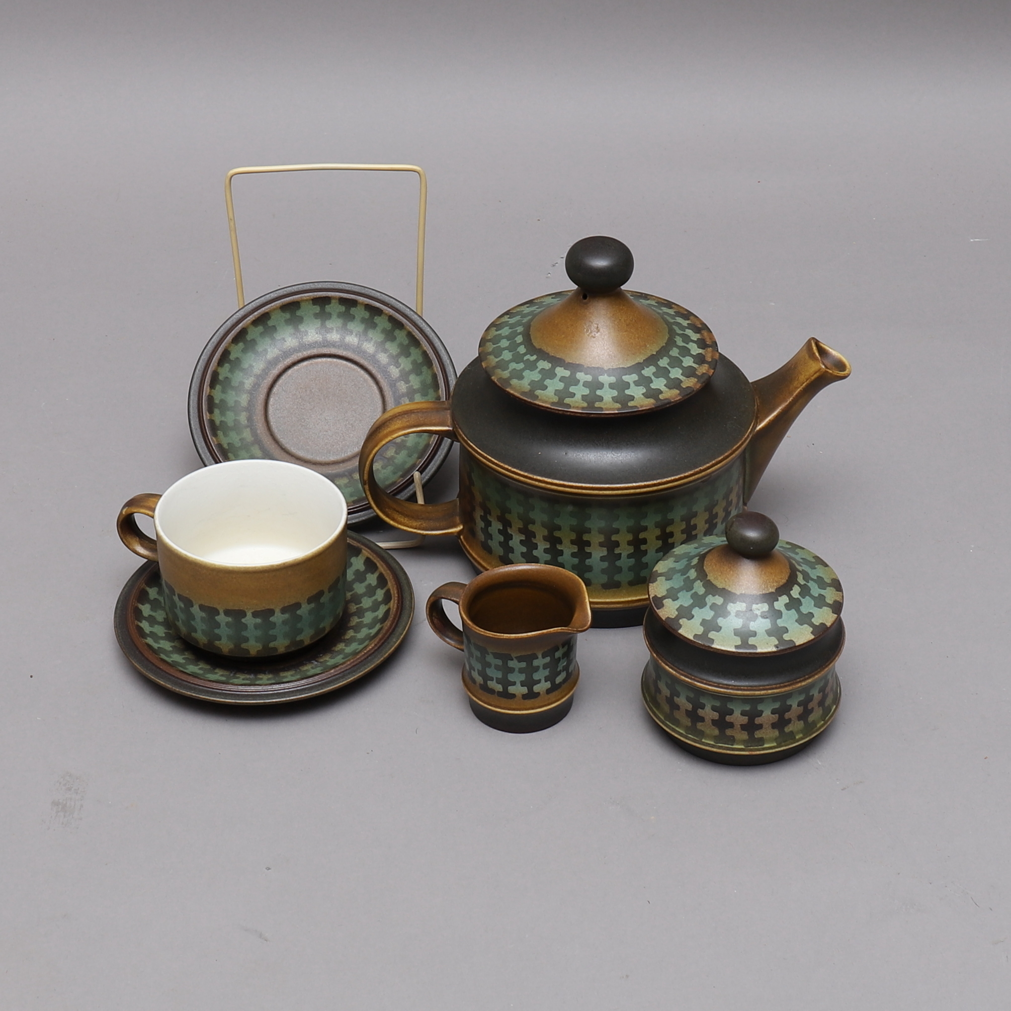 Images for 1205208. TEA SET PARTS, 17 pieces, ceramic, OPM Wallis ...