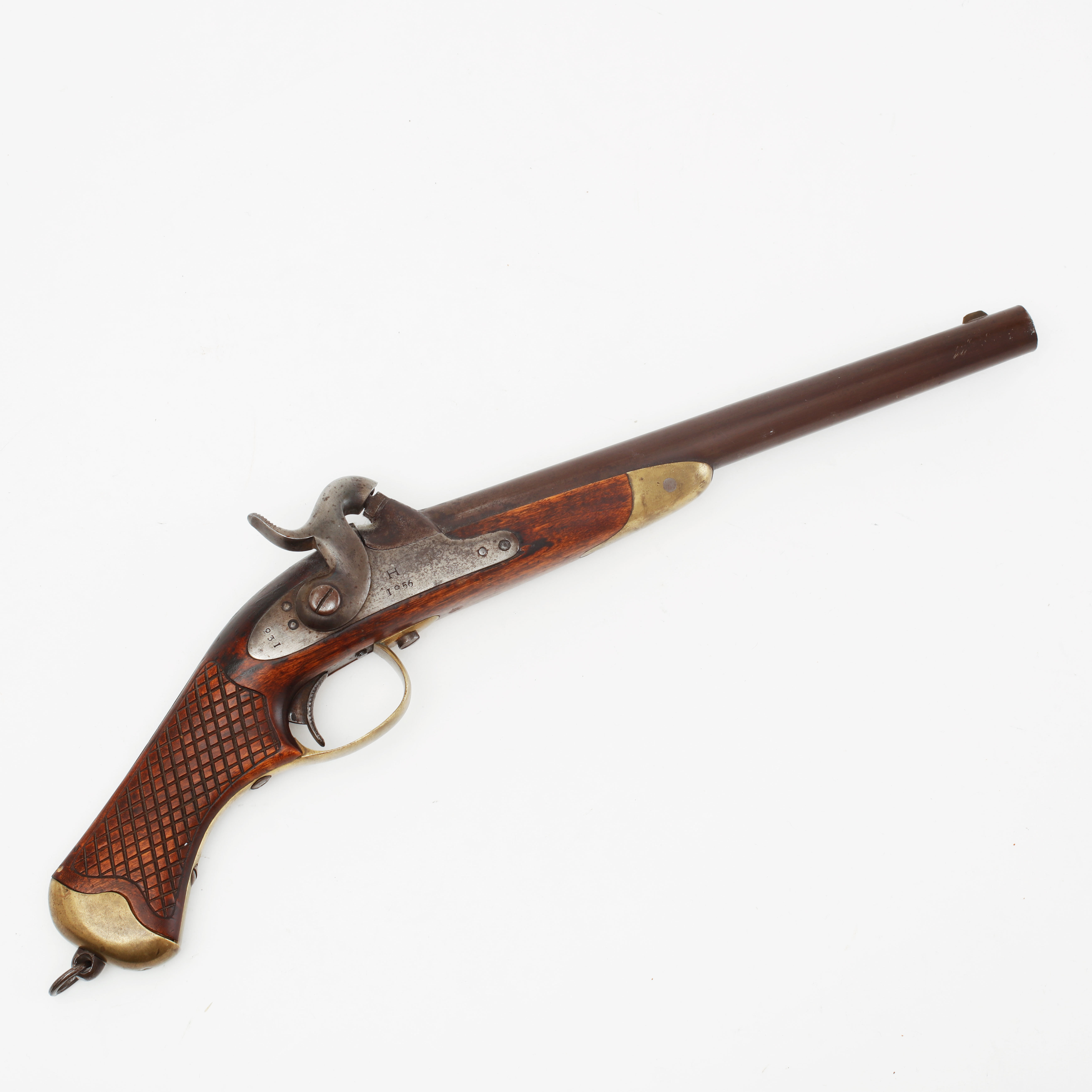 Images for 1211823. BLOCK PISTOL, with detachable piston, M/1850 ...
