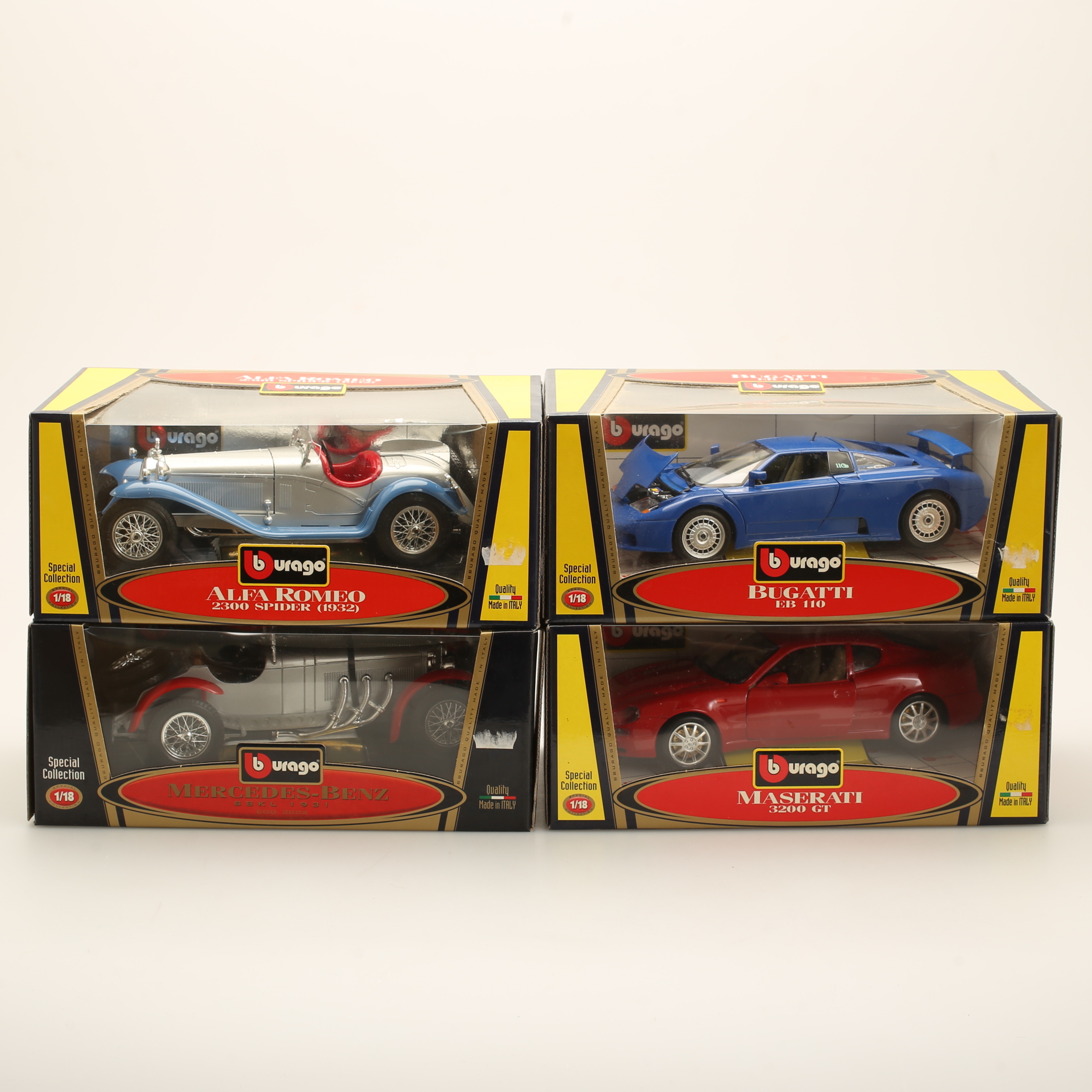 Images for 1219401. MODEL CARS, 4 pieces, Burago, metal and plastic ...