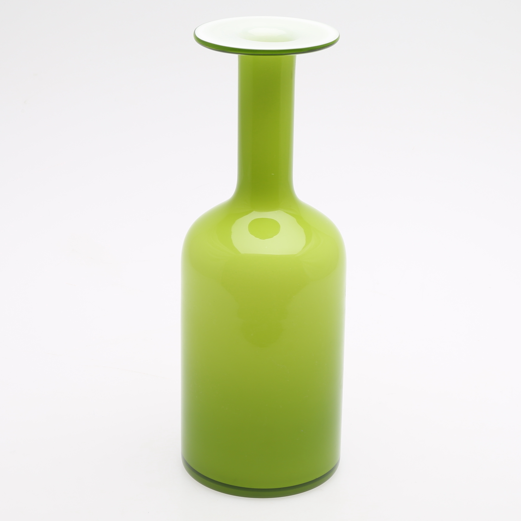 Images for 1254295. OTTO BAUER. VASE, KASTRUP/HOLMEGAARD, GREEN AND ...