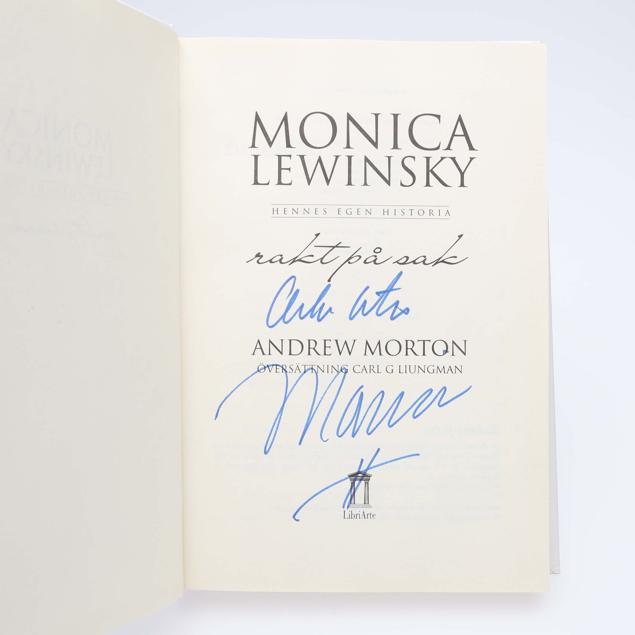 Images for 1255244. MONICA LEWINSKY. MY OWN STORY SIGNED BY MONICA ...