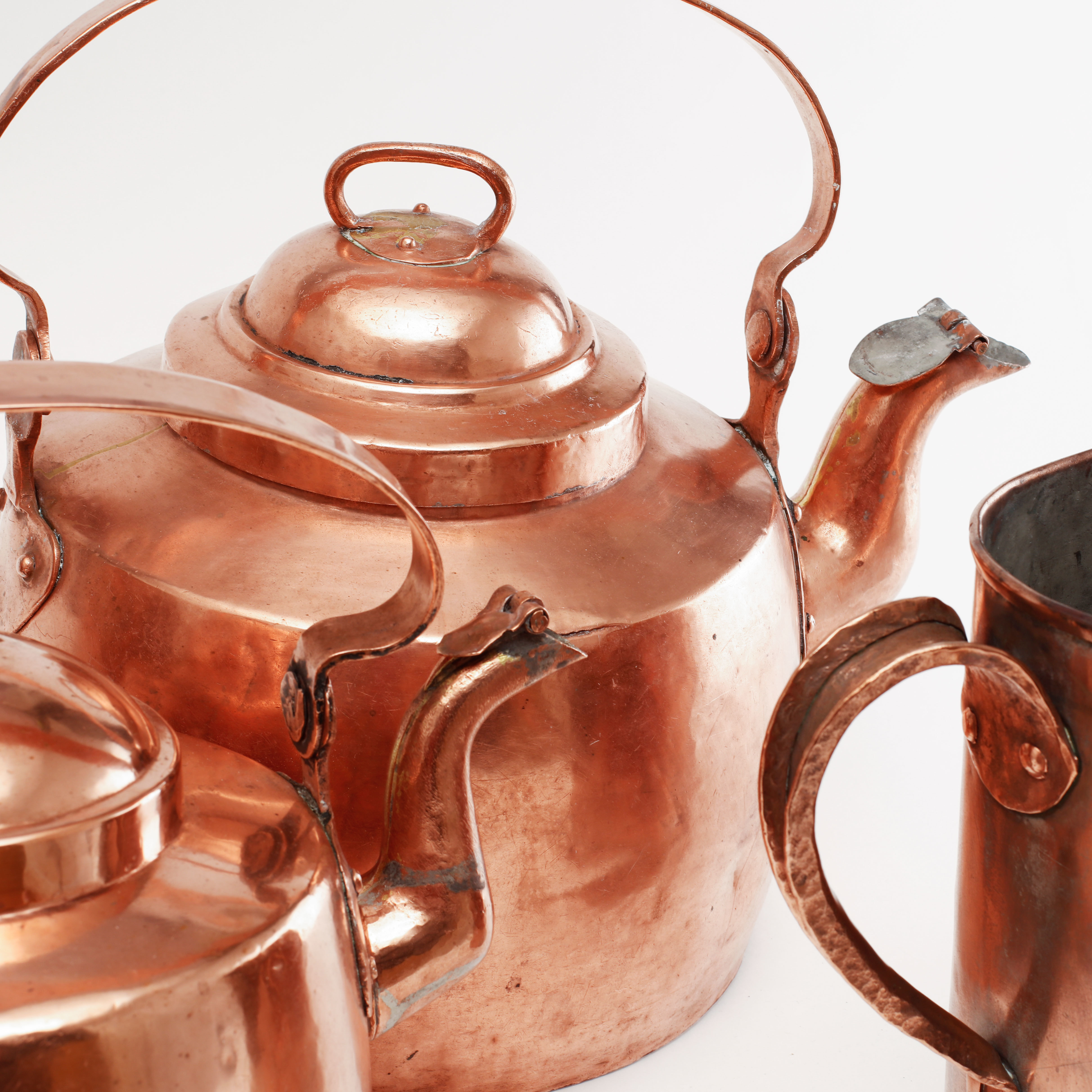 PARTI KOPPAR, 5 delar. Silver & Metall - Tenn, Mässing & Koppar - Auctionet