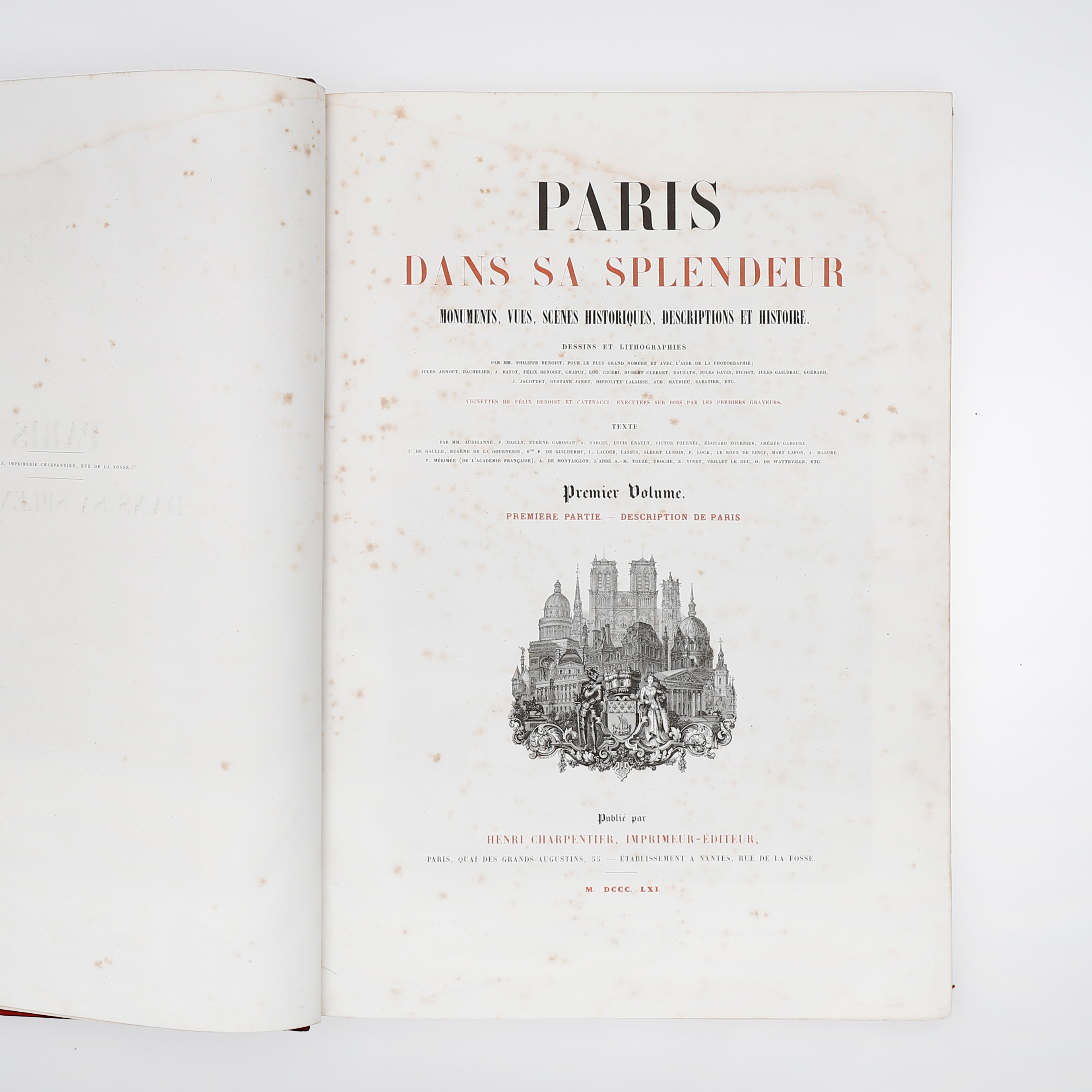 Images for 1265190. PARIS HISTORY AND MONUMENTS, 1861-1863. “Paris dans ...