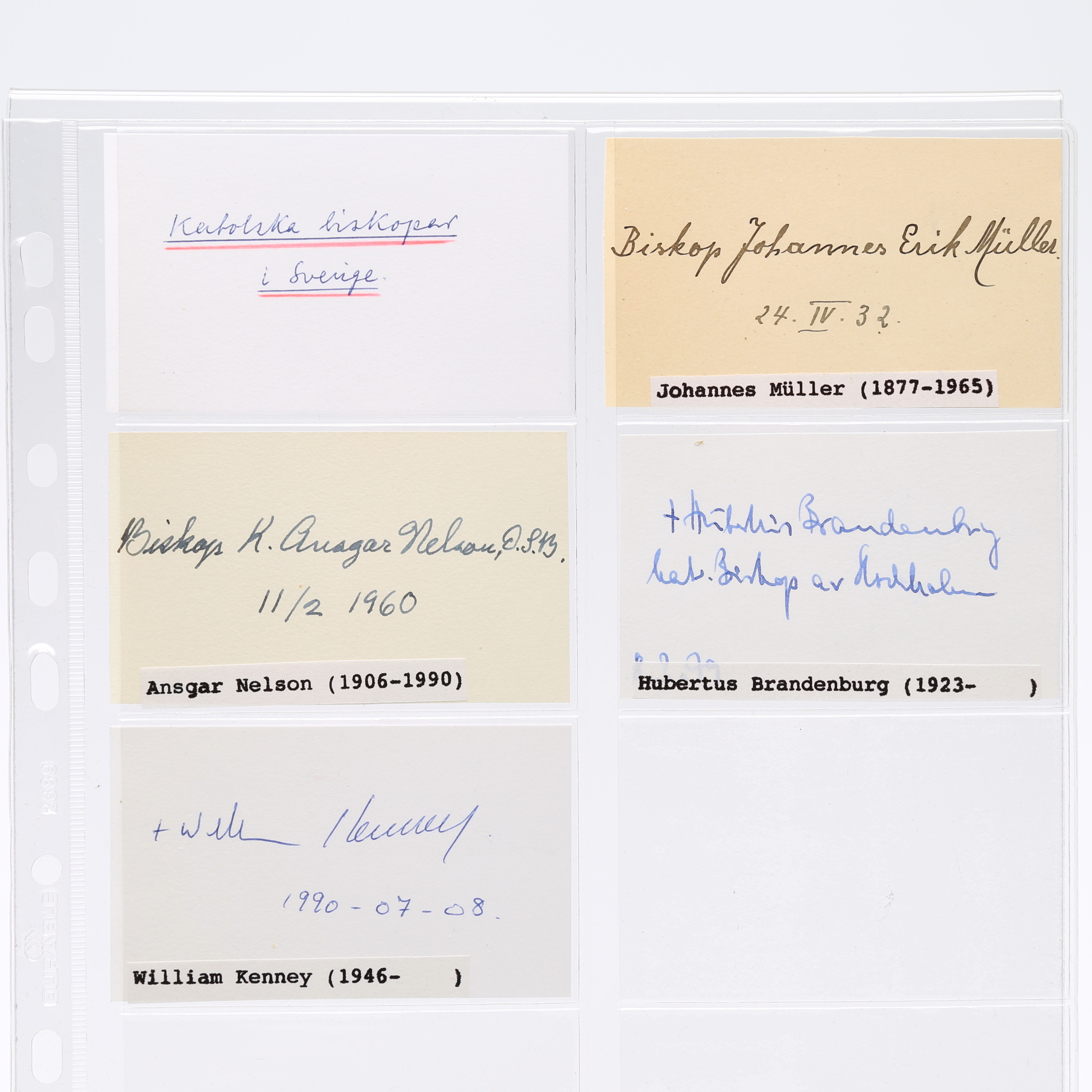 Images for 1275400. AUTOGRAPH. 12 archbishops/bishops from Sweden ...