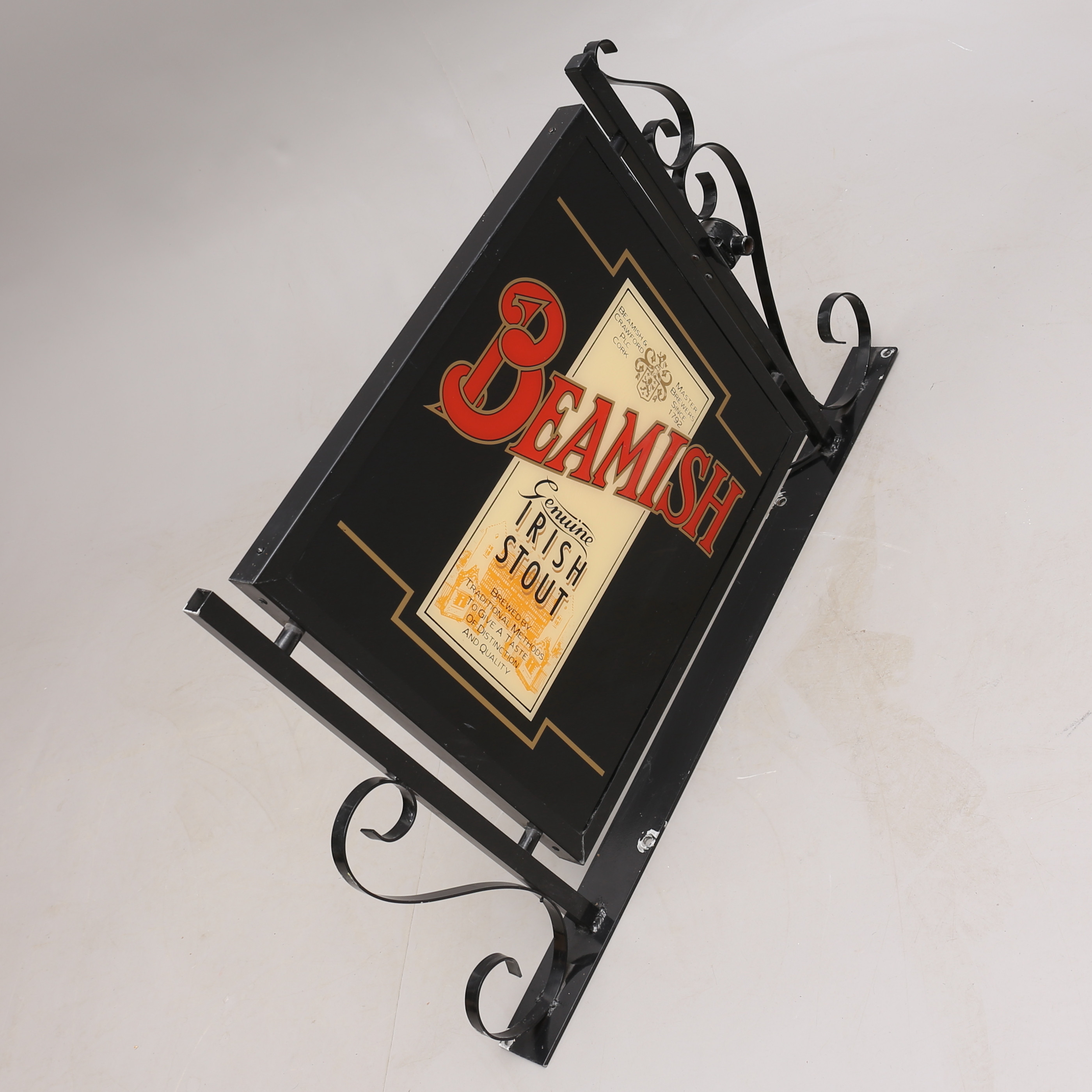 Images for 1284307. ADVERTISING SIGN with lighting, Beamish, metal and ...