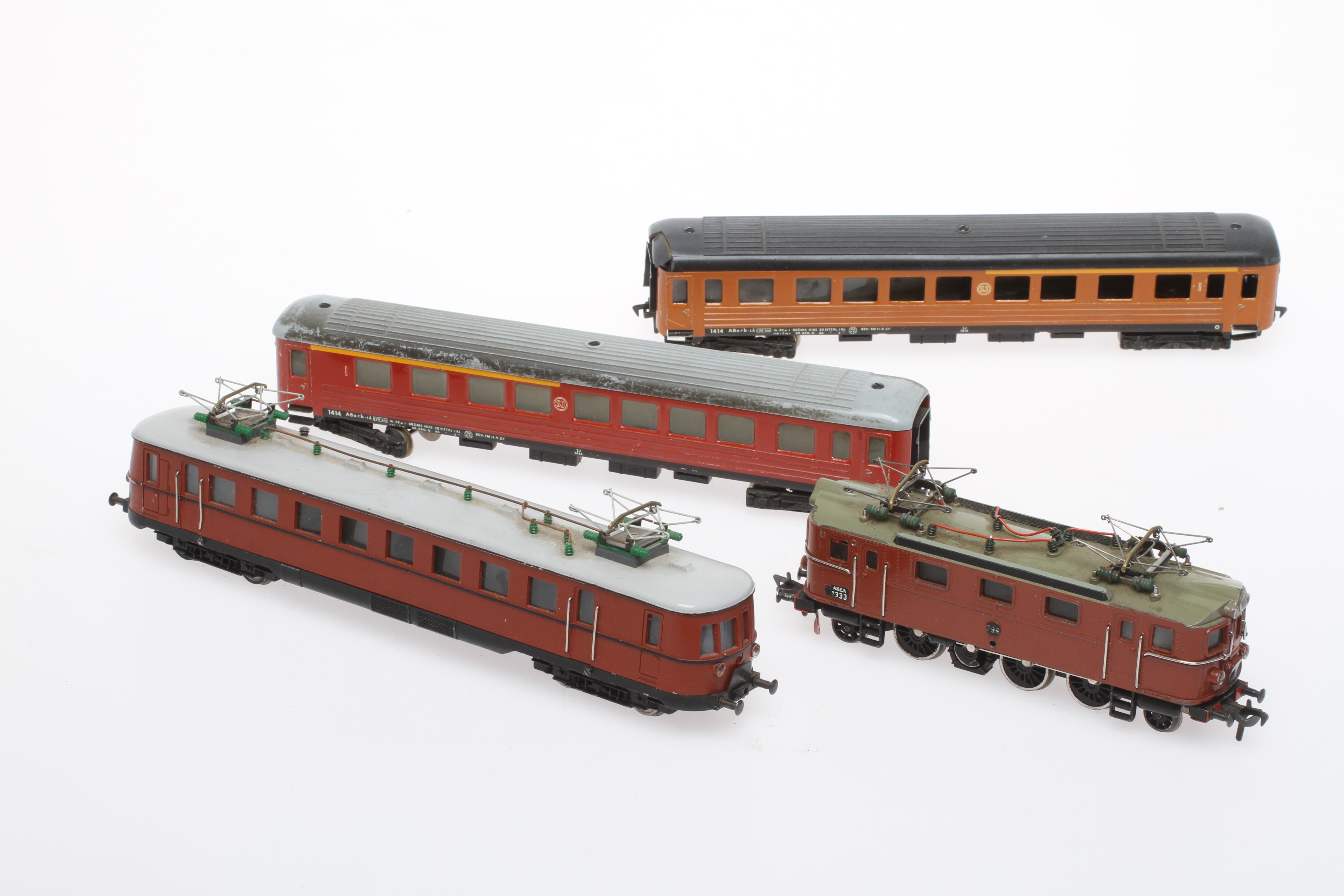 Images for 128645. MODEL TRAIN FLEISCHMANN Swedish locomotives 1333 and ...
