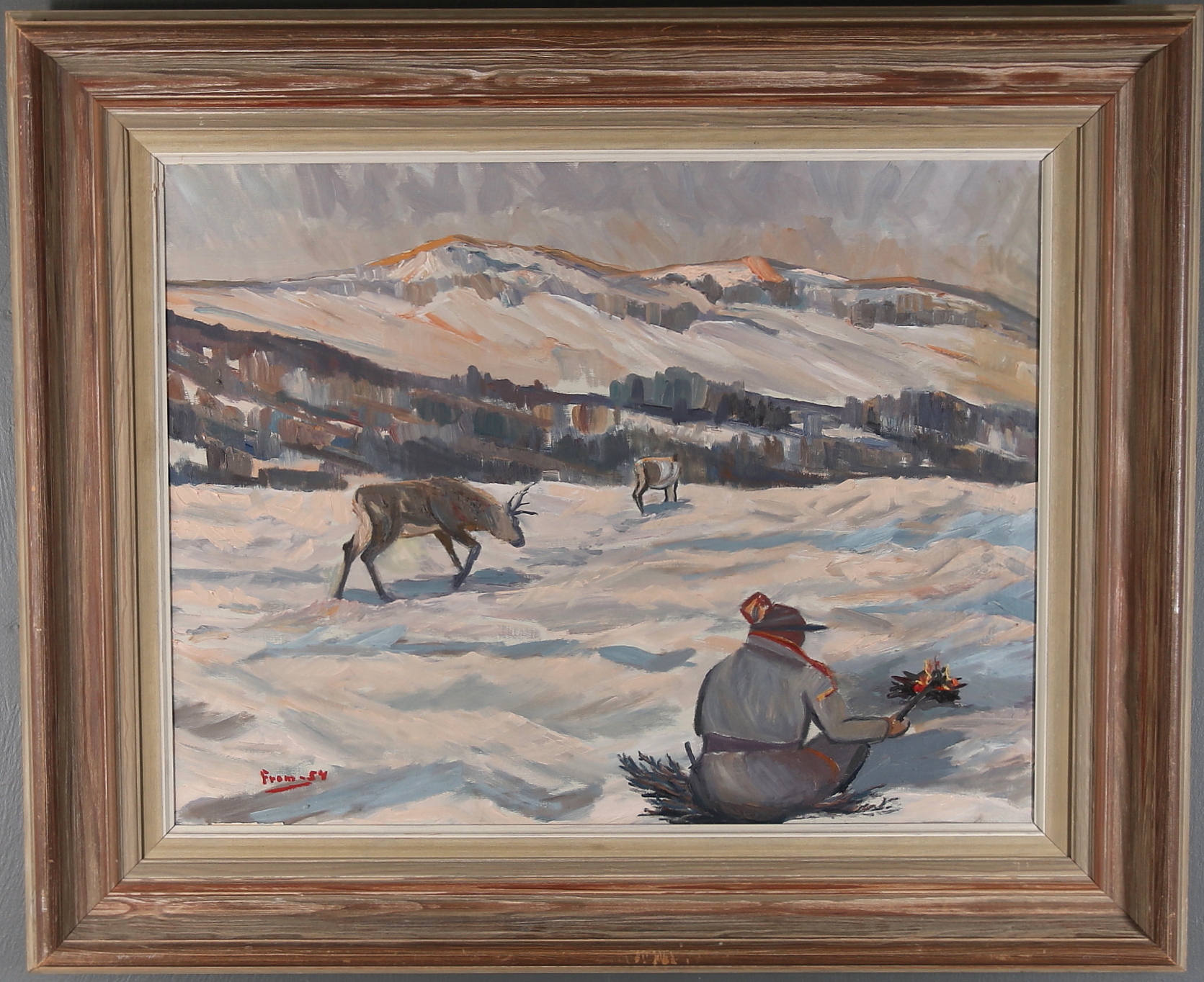 Images for 128701. FRITZ AXEL FROM. Oil on canvas, signed and dated -54 ...