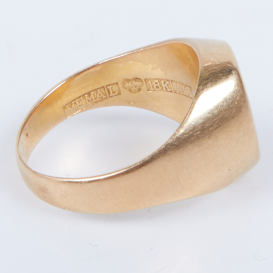 KLACKRING, 18 K guld. Smycken & Ädelstenar - Ringar - Auctionet