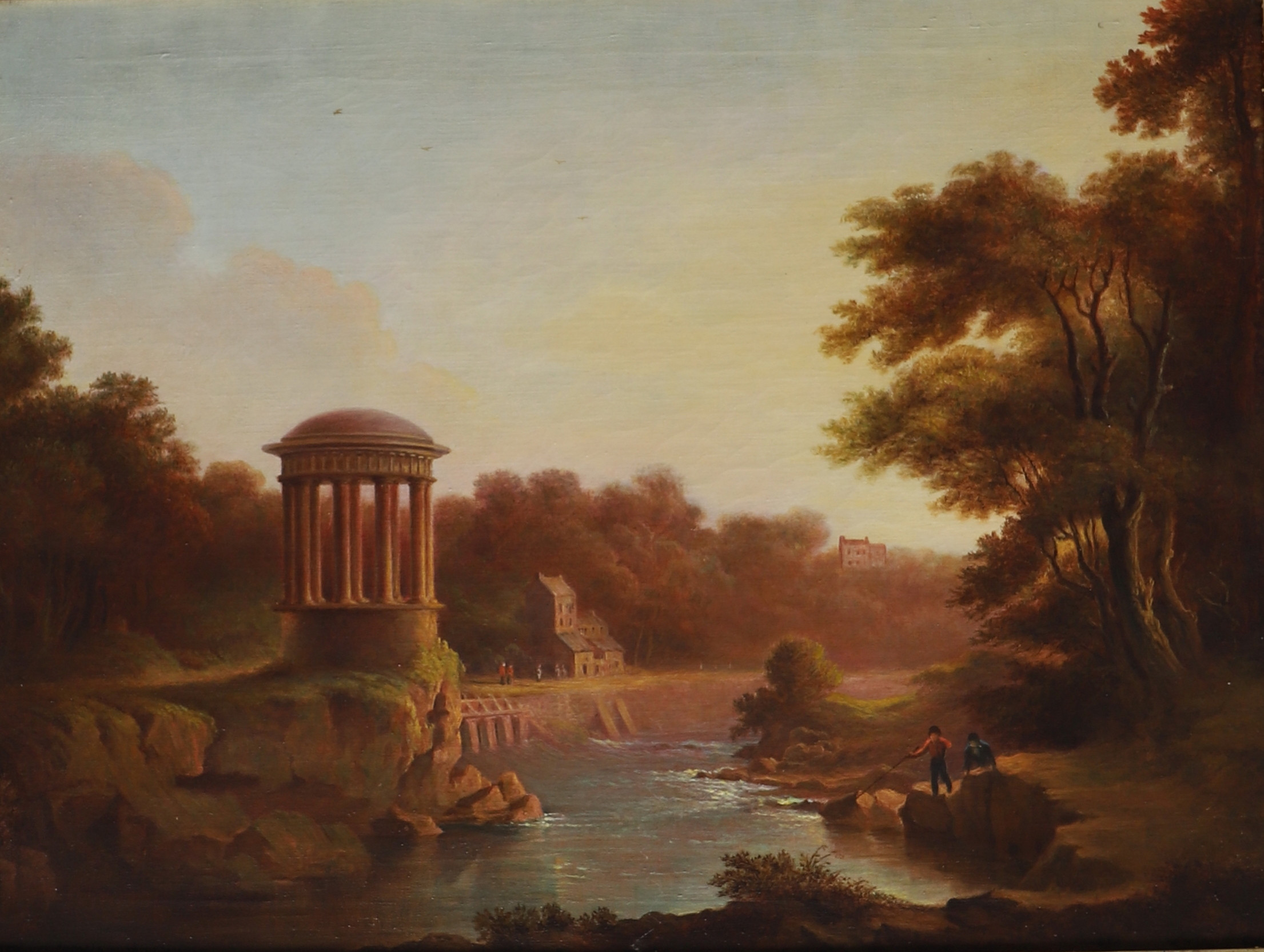 Images for 1293008. 19TH CENTURY BRITISH SCHOOL. A RIVER SCENE WITH ...