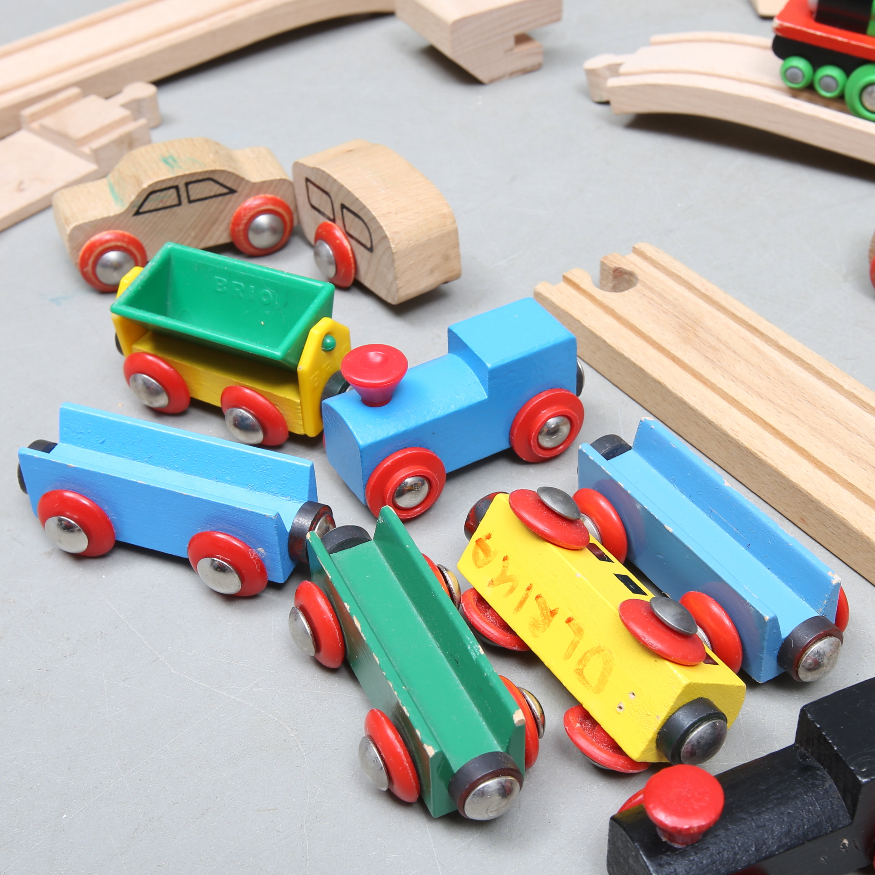 Images for 1296830. BRIO, train track, with rails, bridges, garages ...