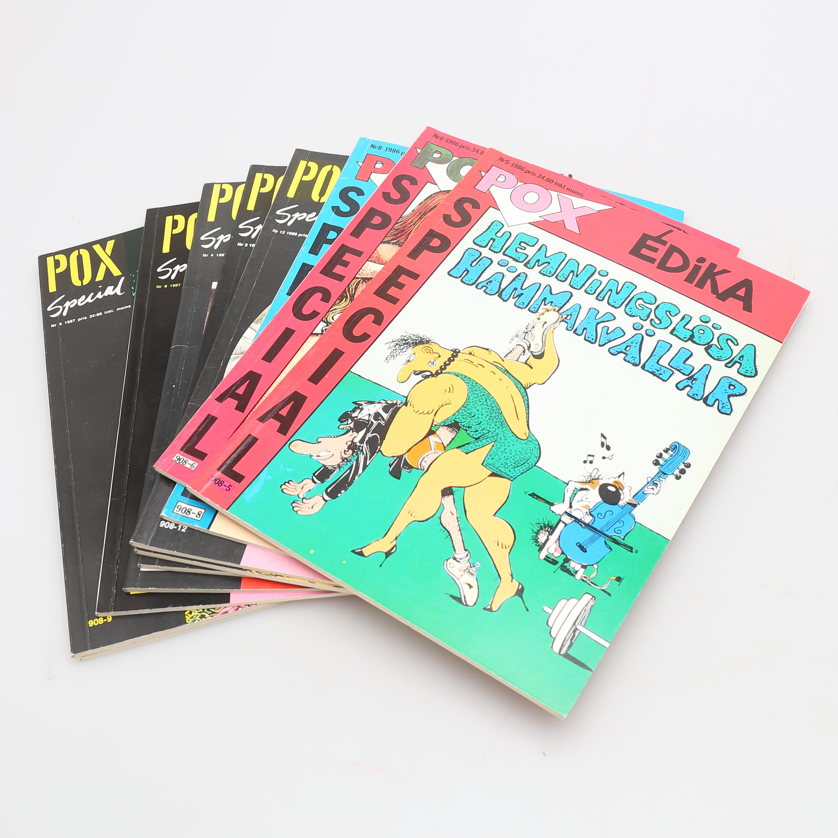 Images for 1297665. COMIC MAGAZINES, 17 pcs, Pox Special, 1985-1987 ...