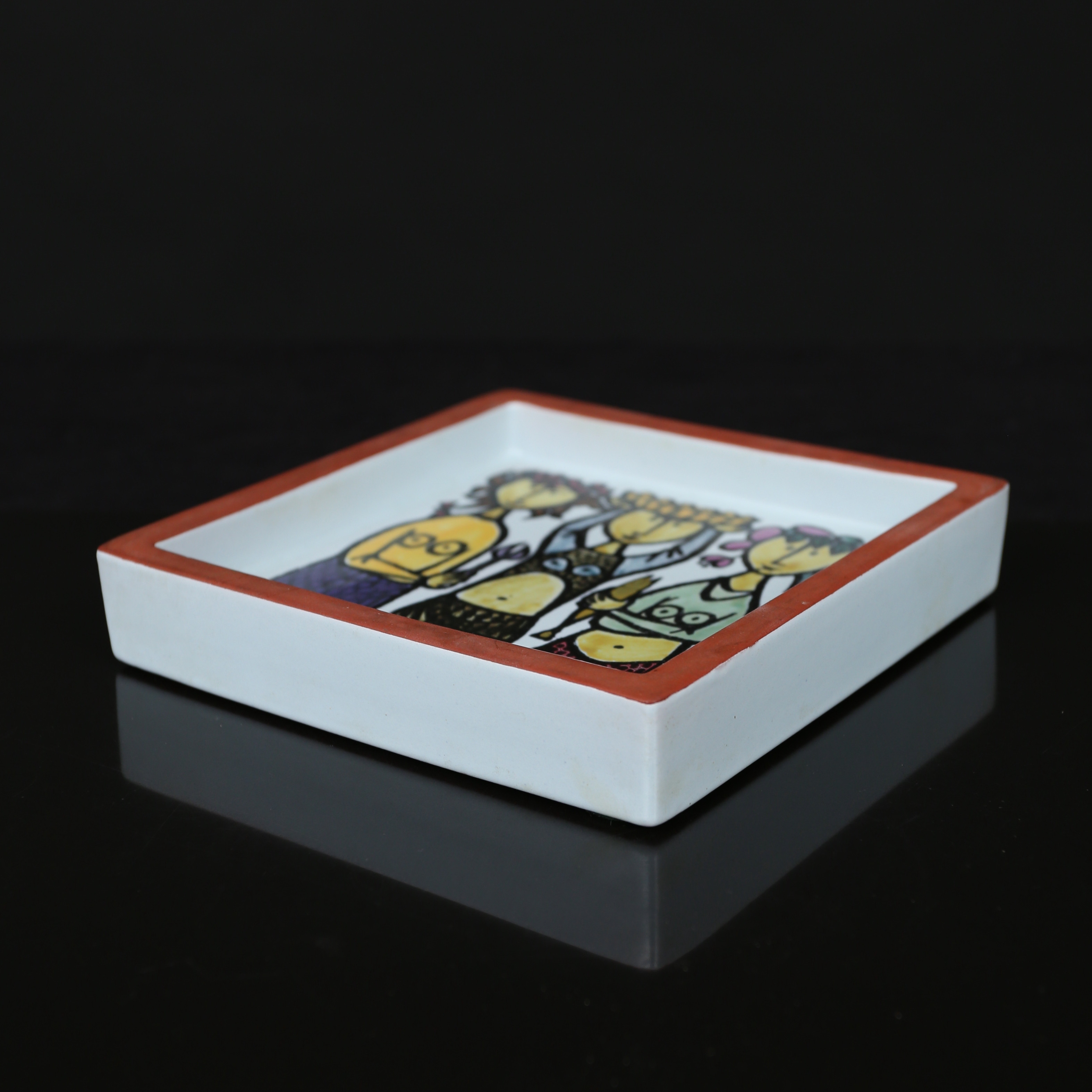 Images for 1297855. STIG LINDBERG. Faience ashtray, Karneval ...