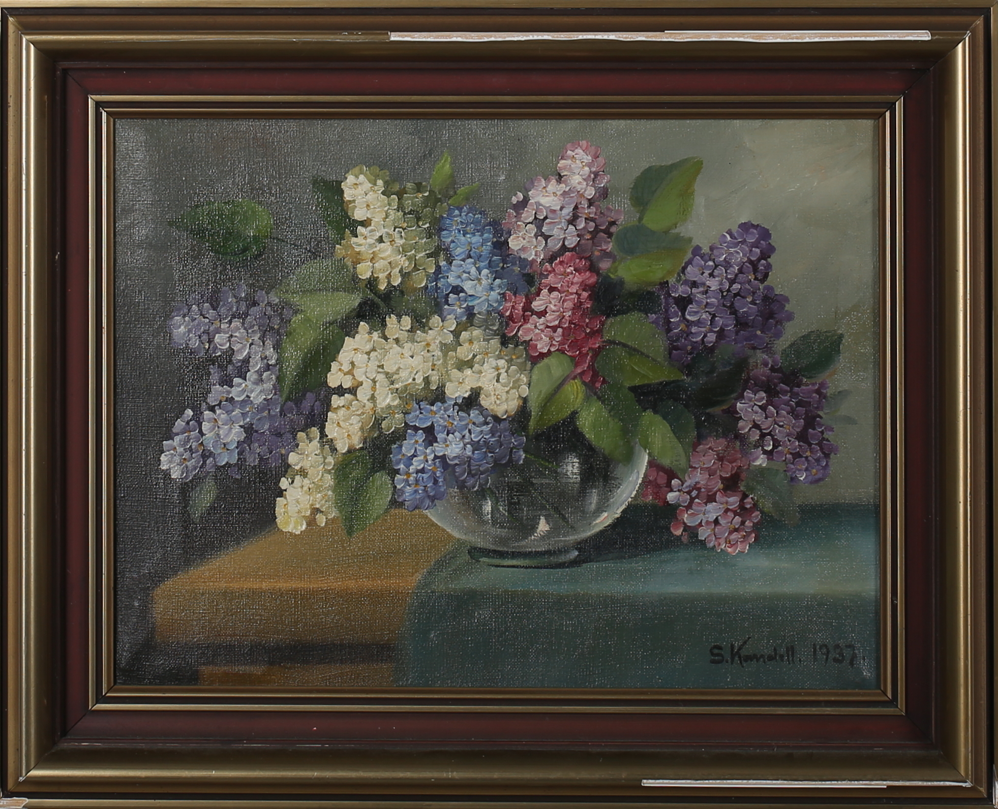 Images for 130121. STURE KANDELL. Still life. Oil on canvas. Signed S ...