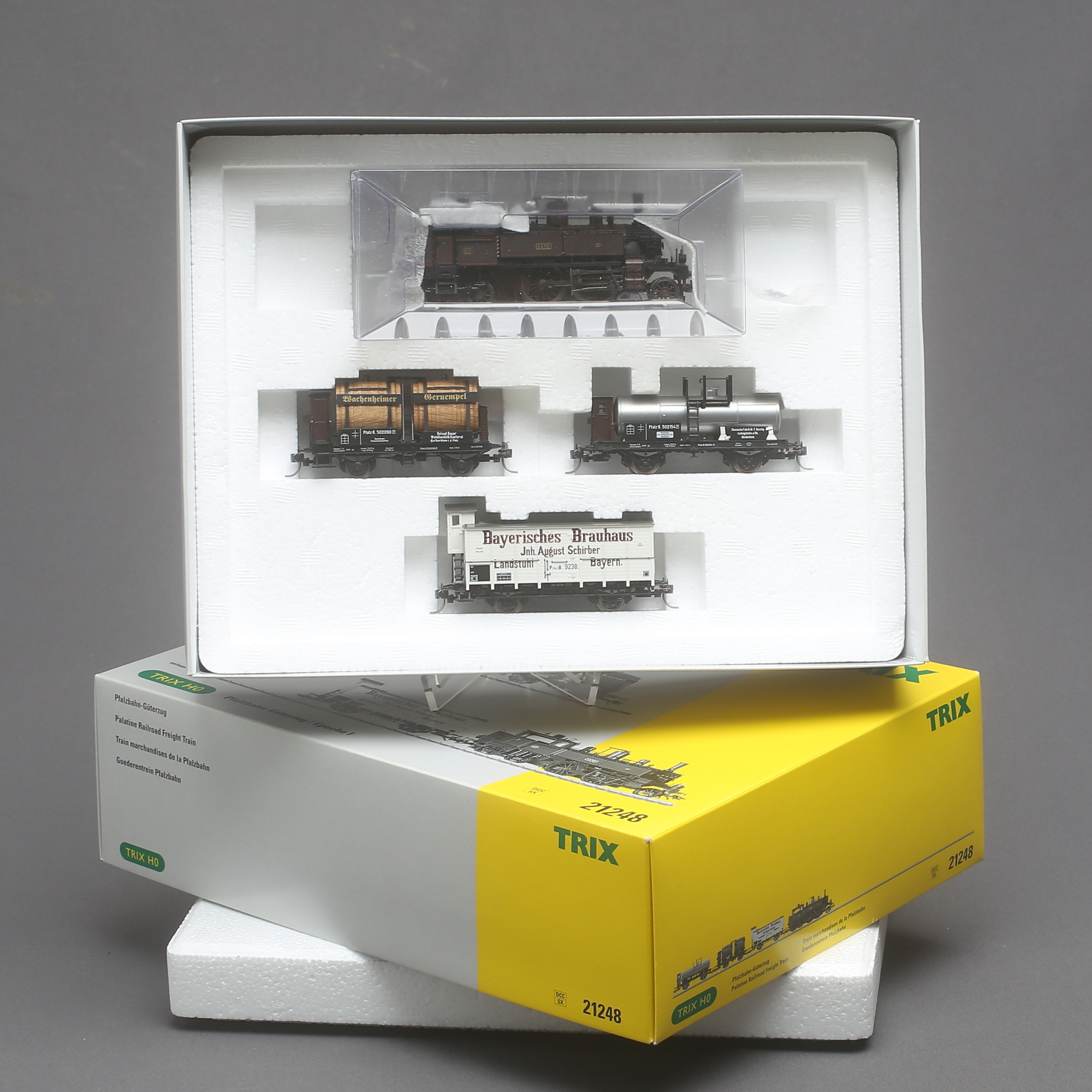 Images for 1301576. TRIX 21248 Pfalzbahn steam locomotive with freight ...