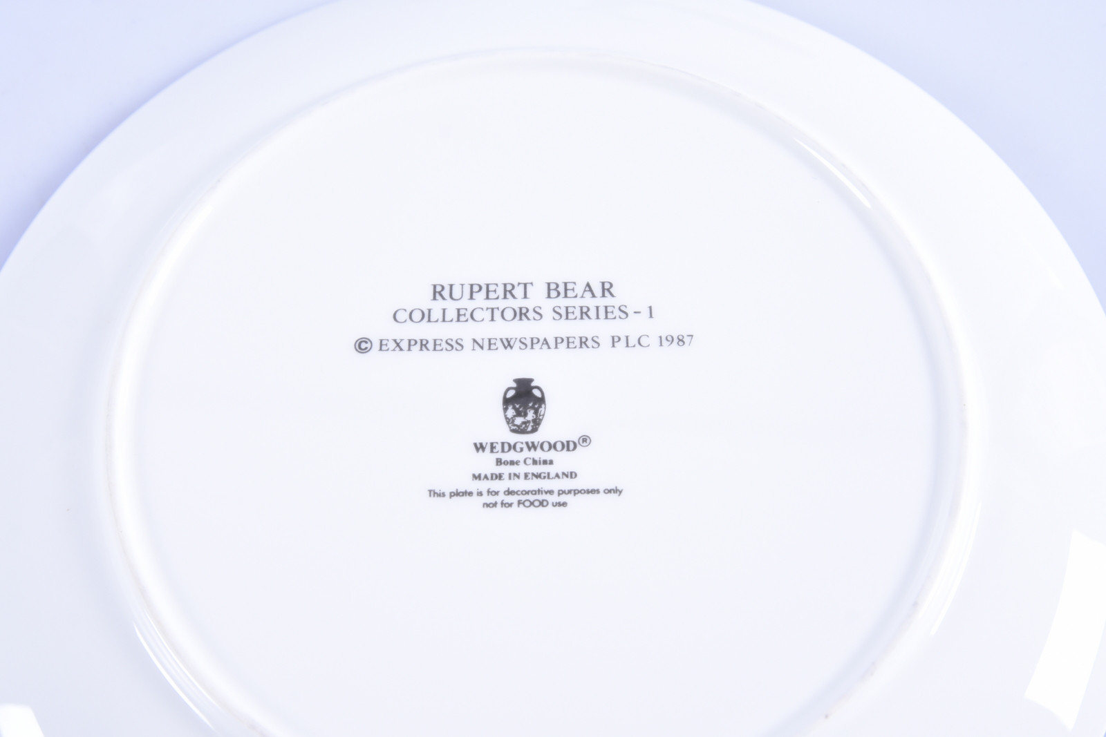 Images for 1309887. COLLECTOR'S PLATES, 2 pieces, porcelain, Rupert ...
