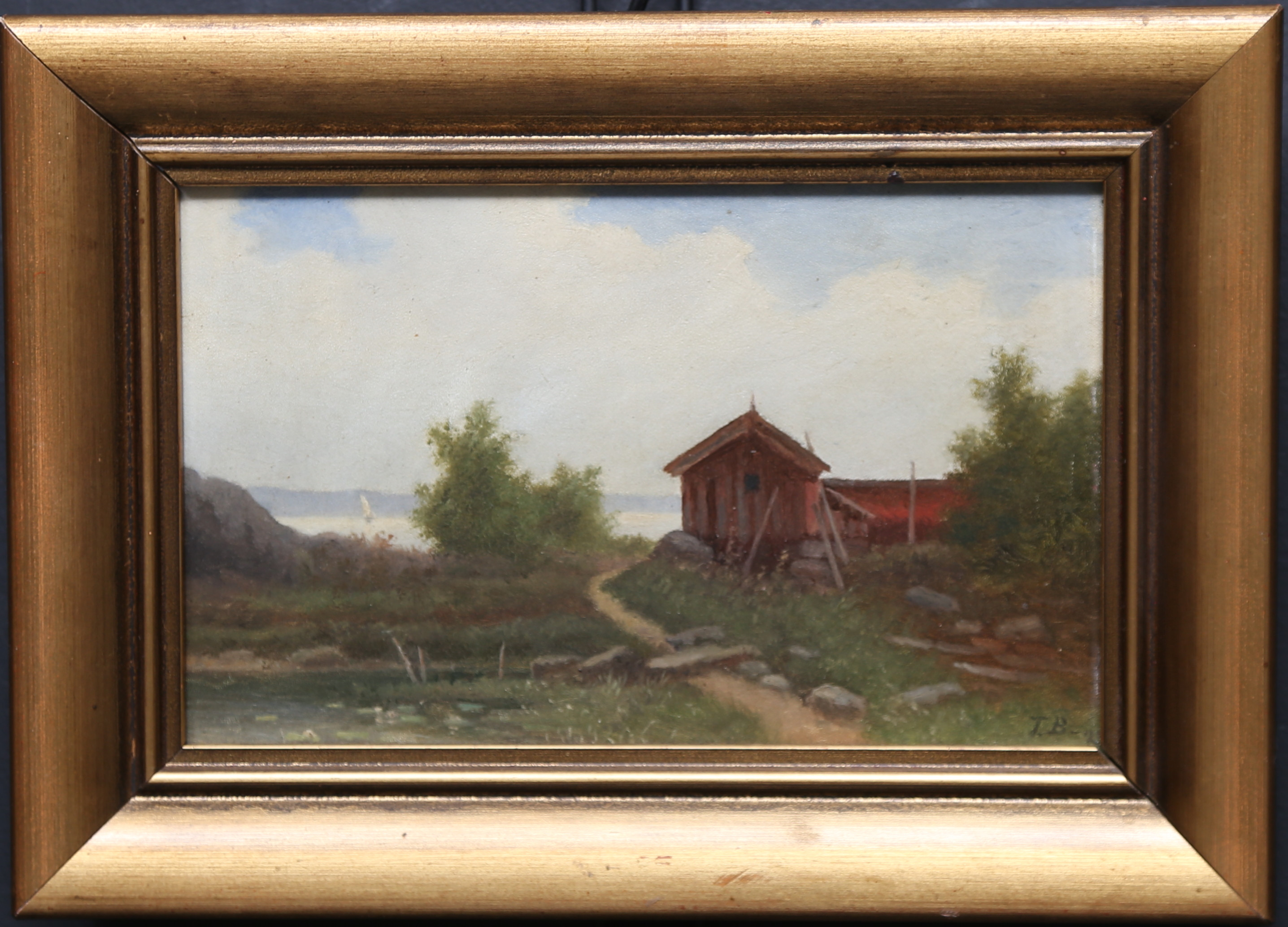 Images for 1312577. THEODOR BILLING. Oil on Board, monogram signed TB ...