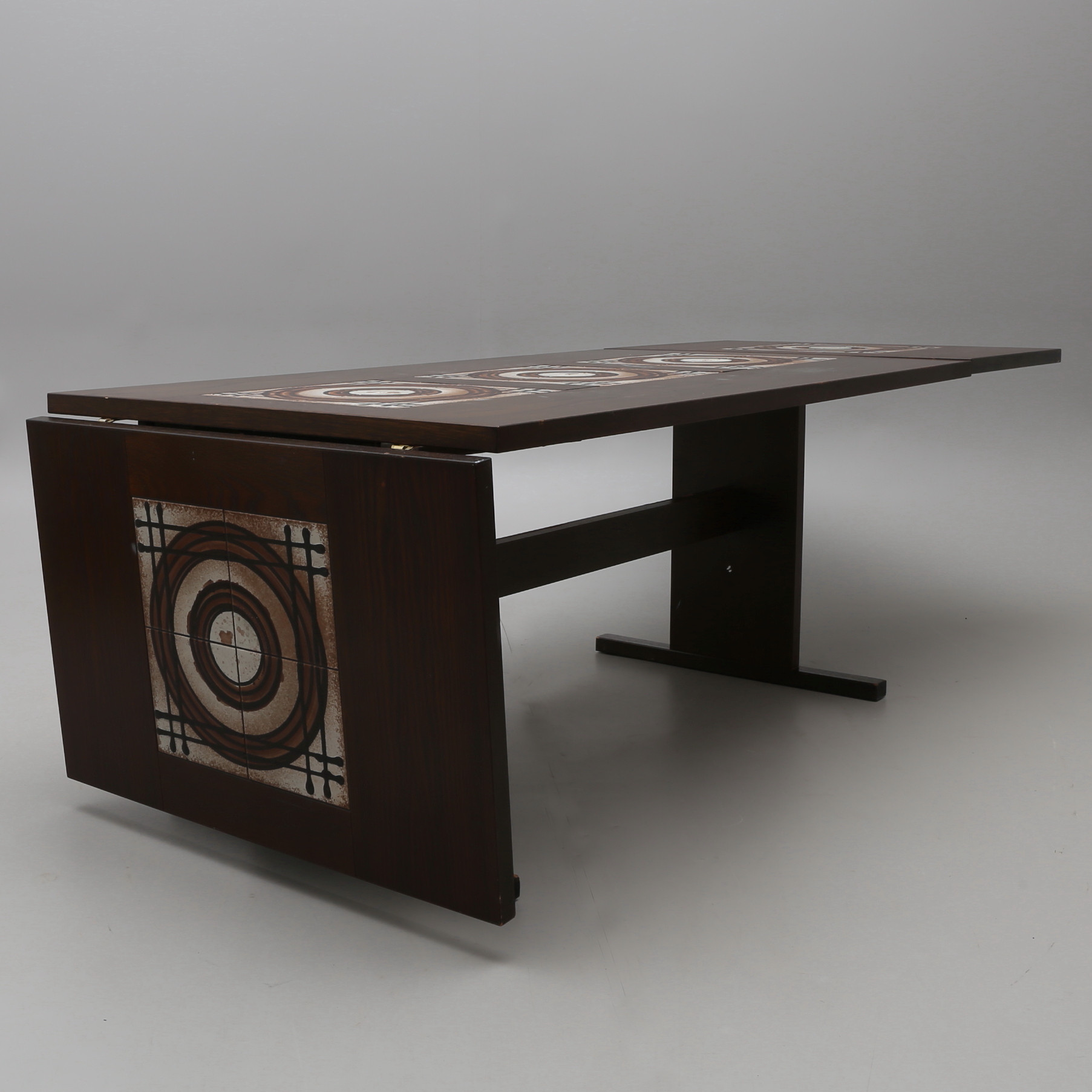 Images for 1324117. POUL H POULSEN. DINING TABLE WITH 6 CHAIRS, 1970s ...