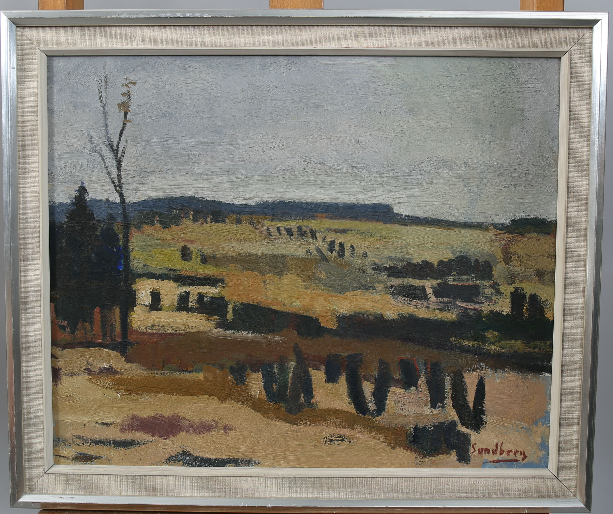 Images for 1335913. GOTTHARD SANDBERG. Oil on Board, Landscape picture ...