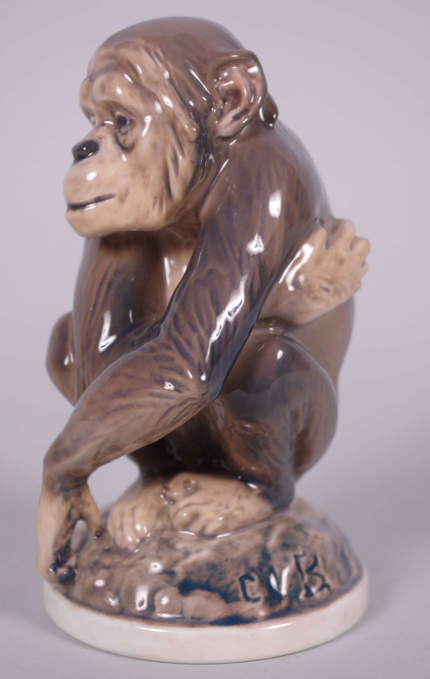 Images for 133844. PORCELAIN FIGURE, "Monkey", Dahl Jensen. - Auctionet