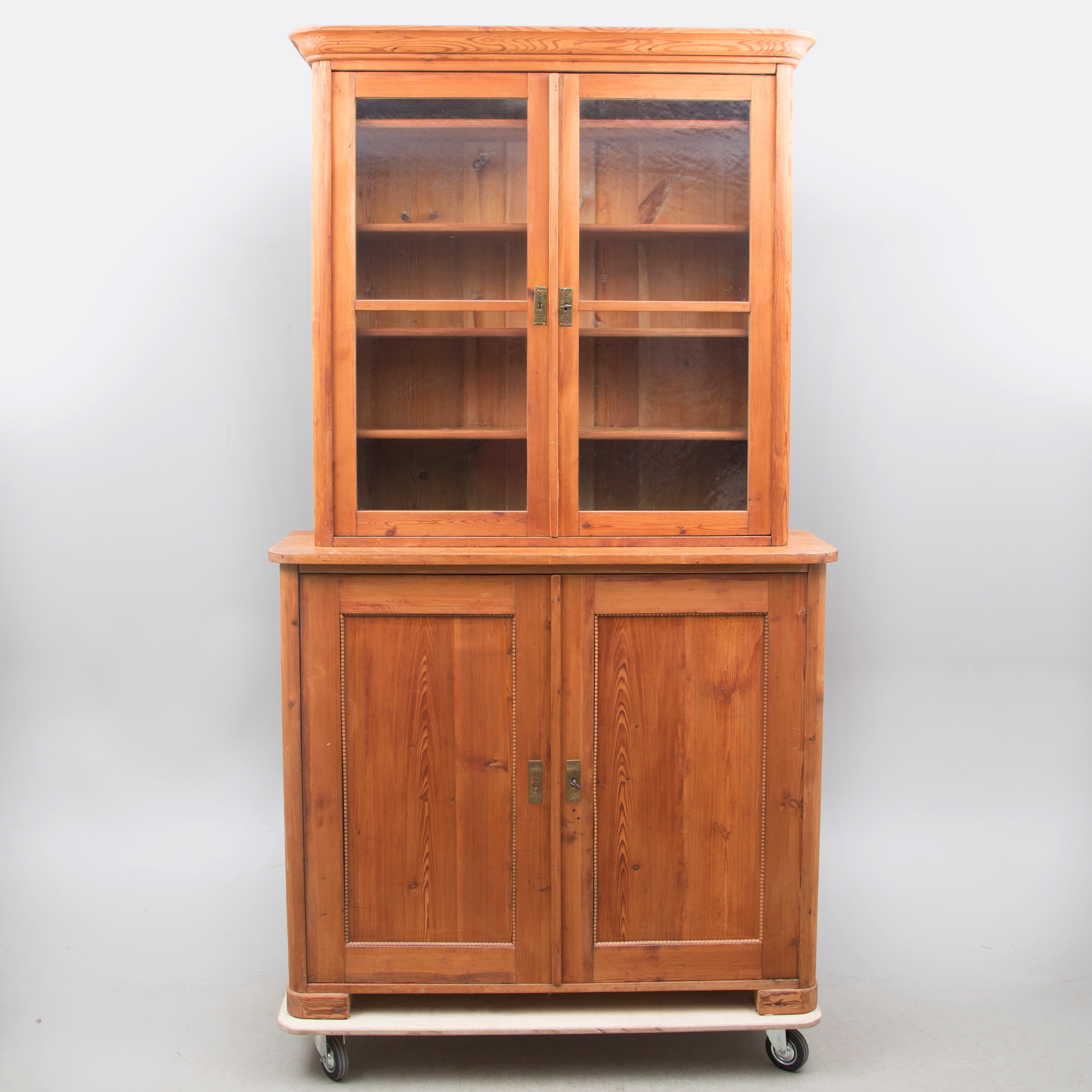 Images for 1342631. BOOKCASE with glass doors, Art Nouveau, turn of the ...