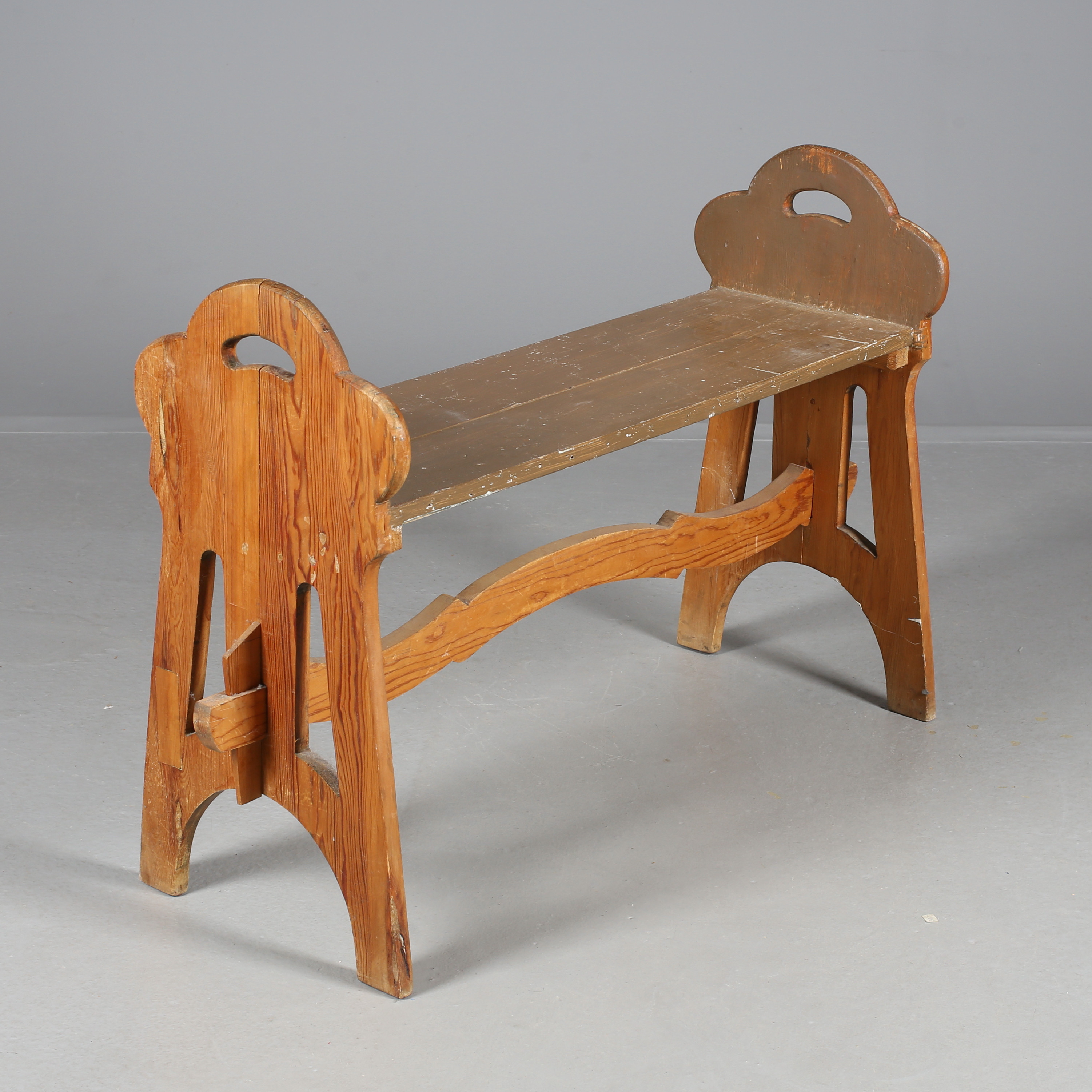 Images for 1344029. HALL BENCH, pine, peasant style, 20th century ...