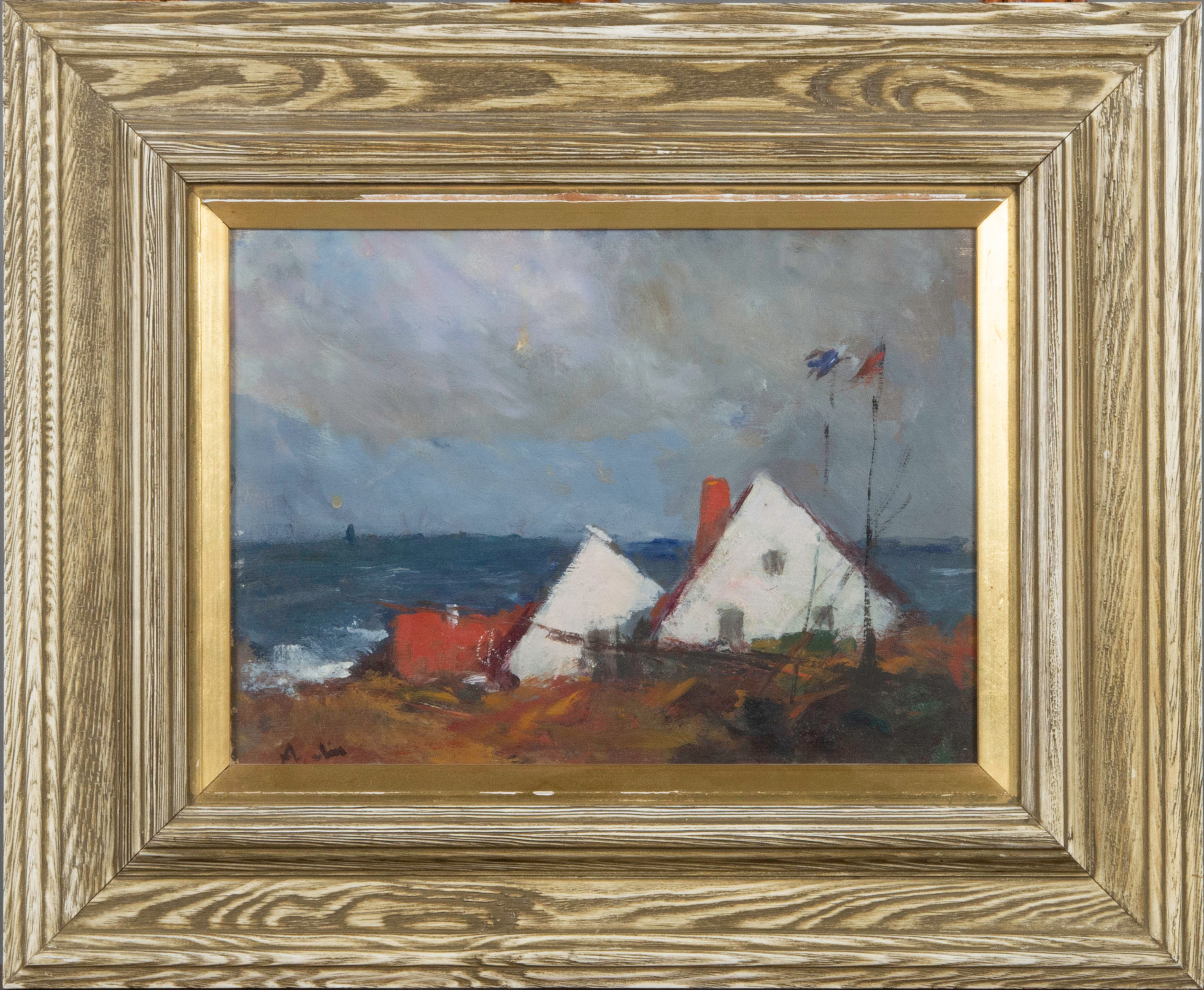 Images for 1346495. ARNE ASPELIN. House by the coast, oil on Board ...