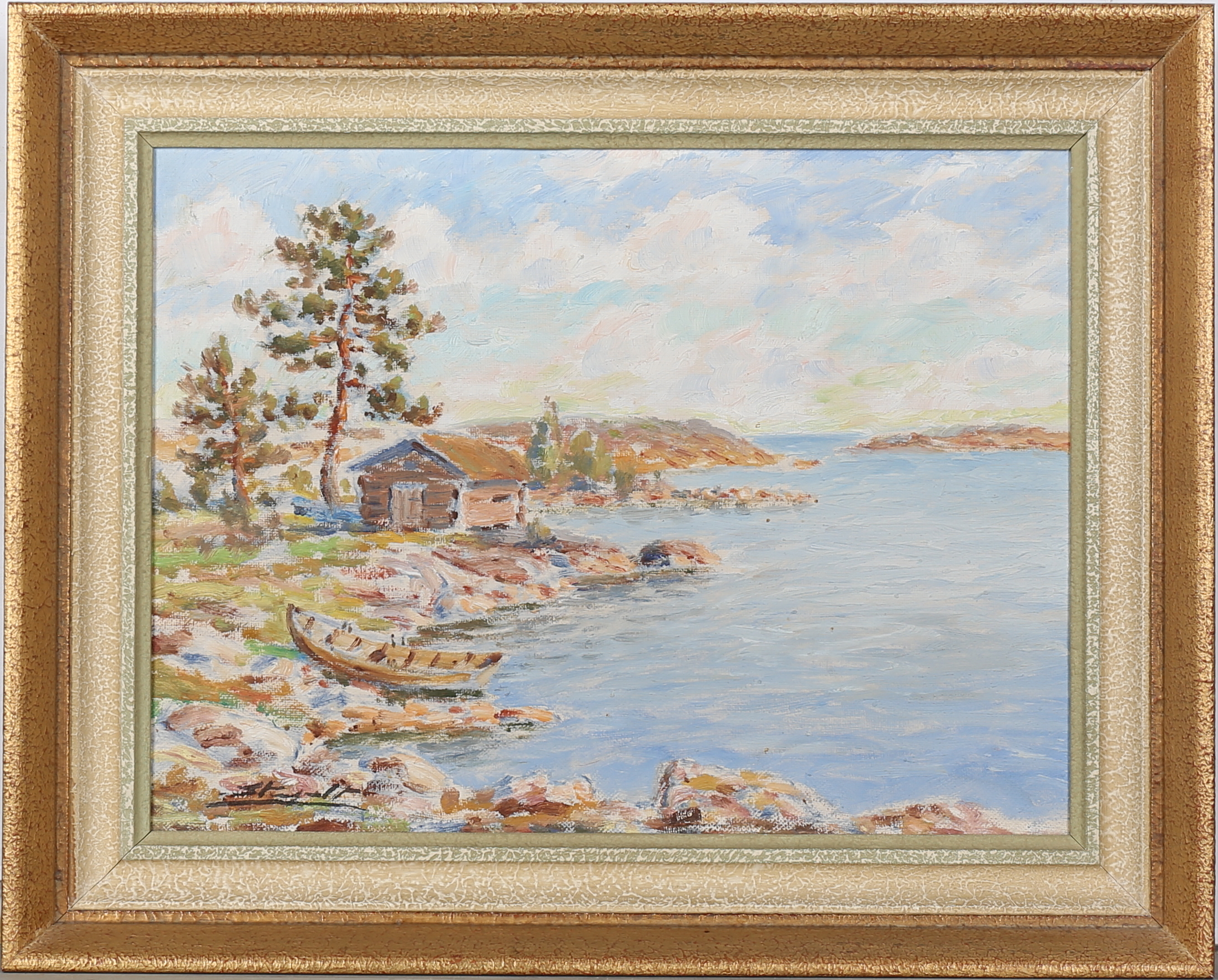 TAVLOR, 5 st, olika tekniker. Konst - Måleri - Auctionet