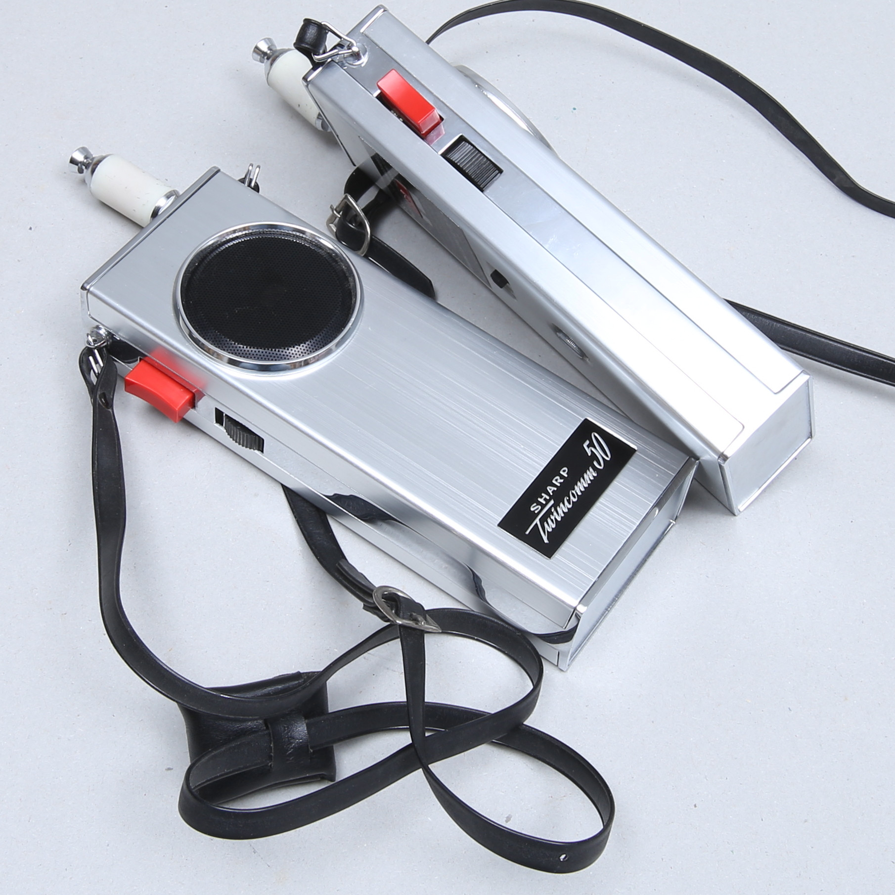 Images for 1355444. WALKIE-TALKIES, a pair, Sharp Twincomm, Japan, 1960s/70s. - Auctionet